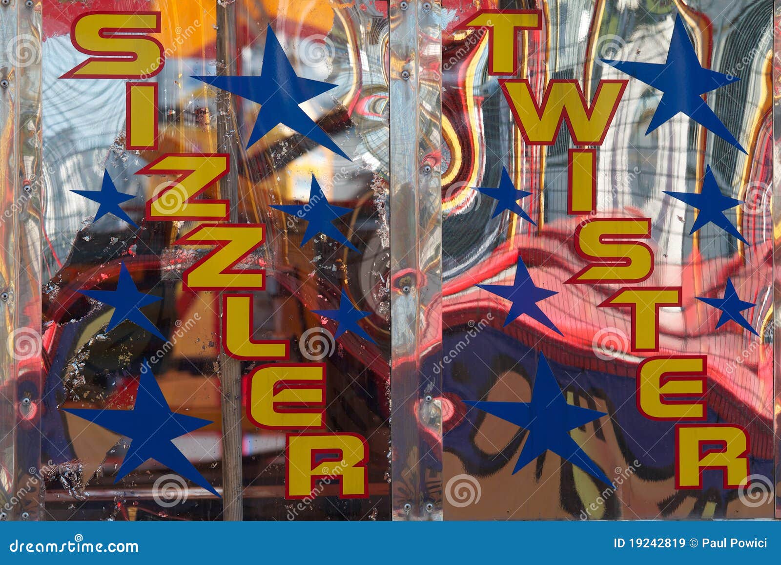 Fairground colours editorial stock image. Image of signs - 19242819