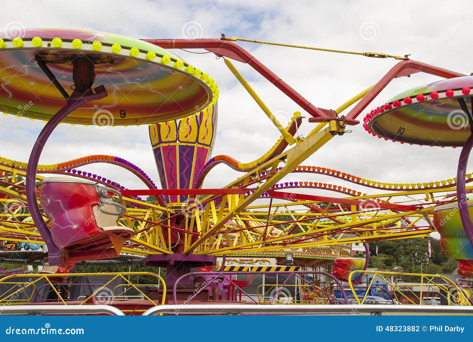 Fairground Ride stock photo. Image of ireland, funfair - 48323882