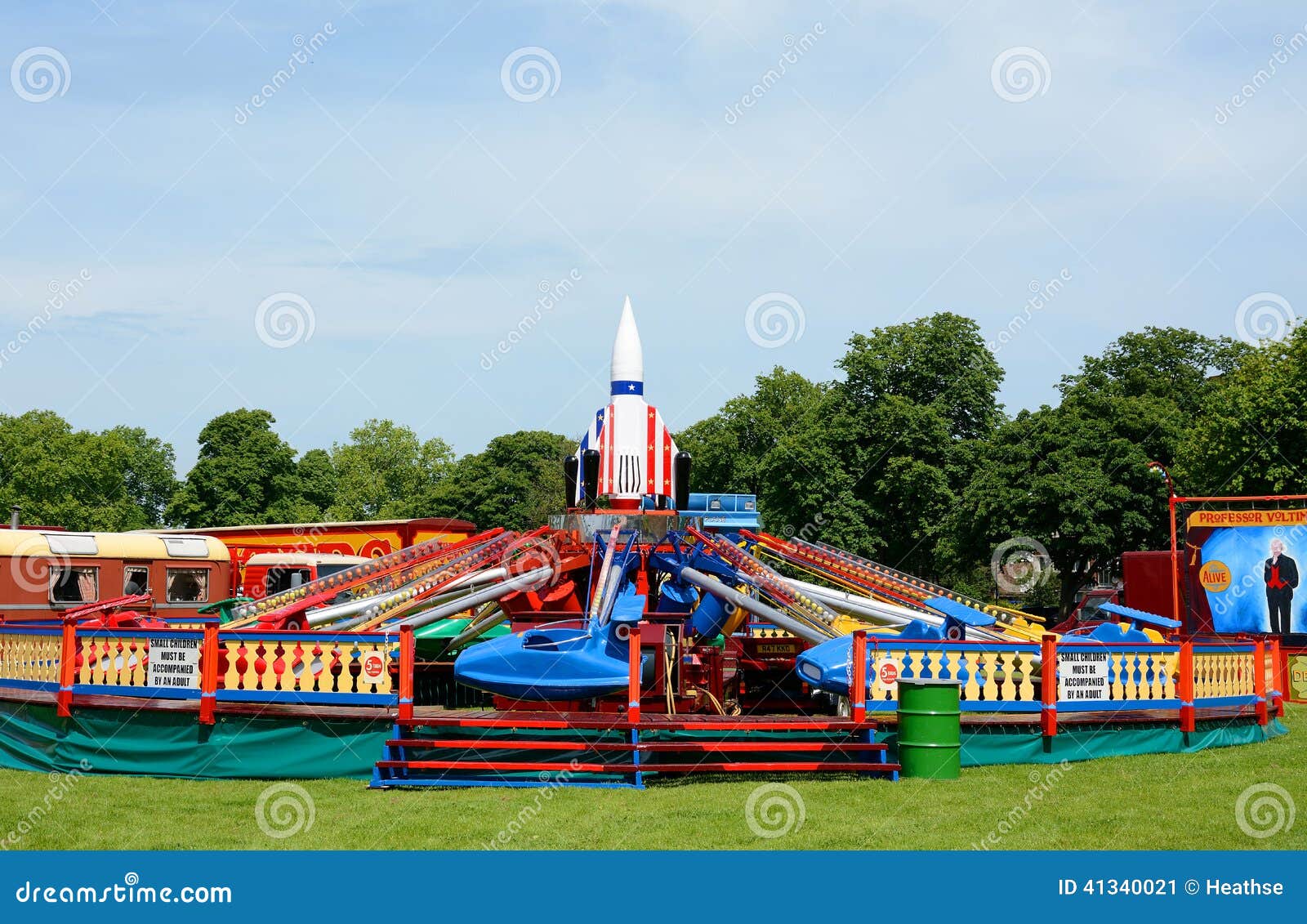 Fairground Ride And Stalls. Editorial Photo | CartoonDealer.com #197677241