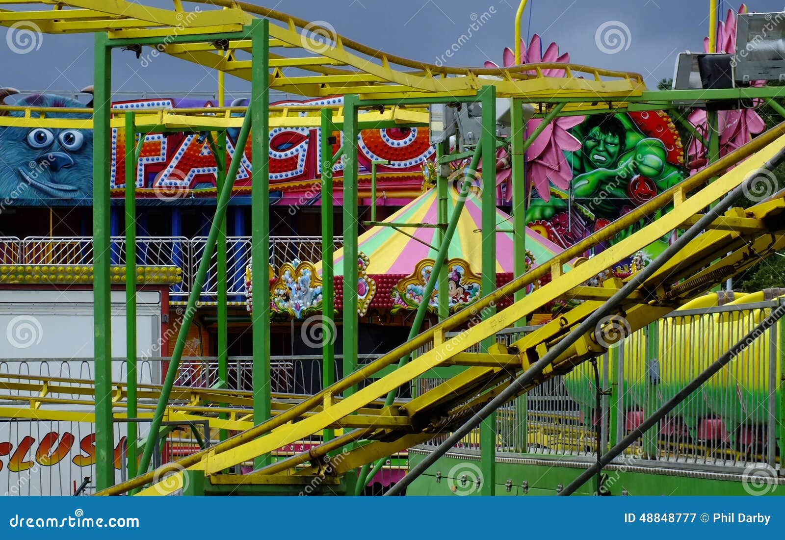 Fairground Ride editorial photography. Image of happy - 48848777
