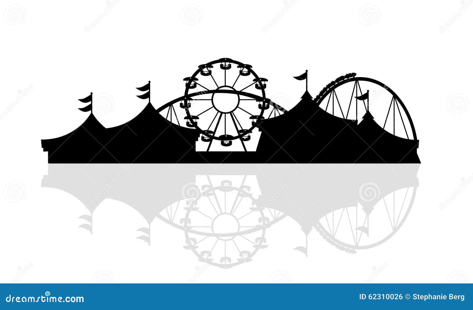 Carnival Ride Silhouette