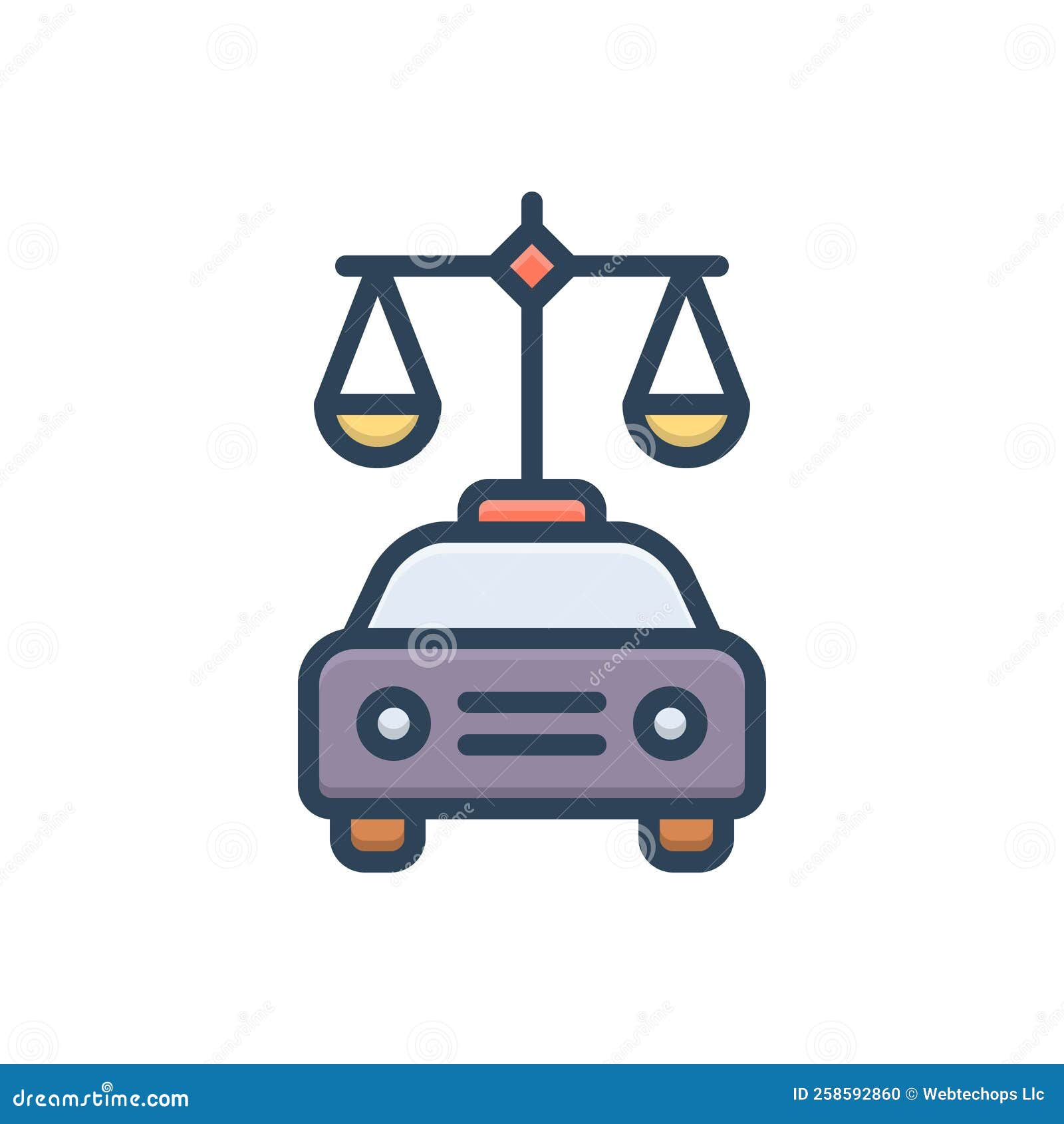 Color Illustration Icon for Fairly, Adequately and Fairly Stock Vector ...