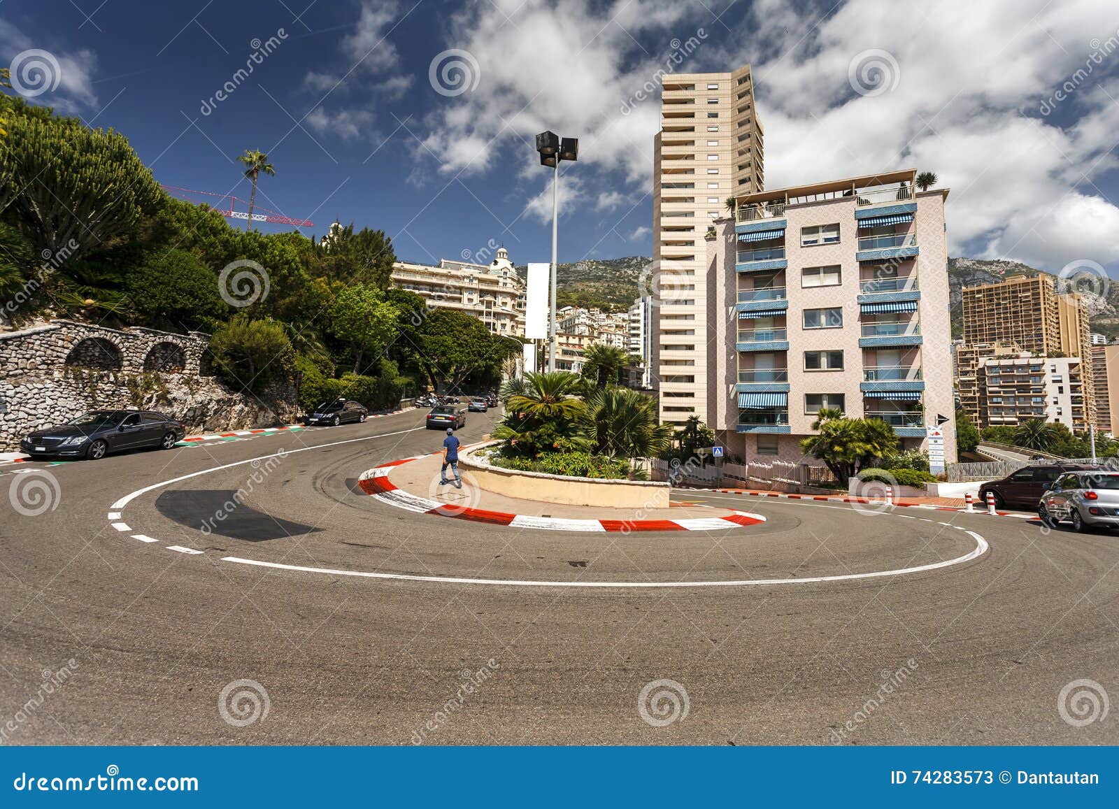 Fairmont Curve in Monte Carlo, Monaco Editorial Stock Photo - Image of ...