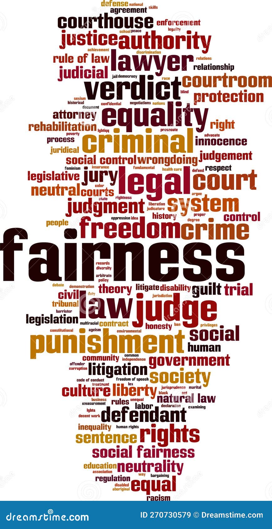 Fairness word cloud stock vector. Illustration of culture - 270730579