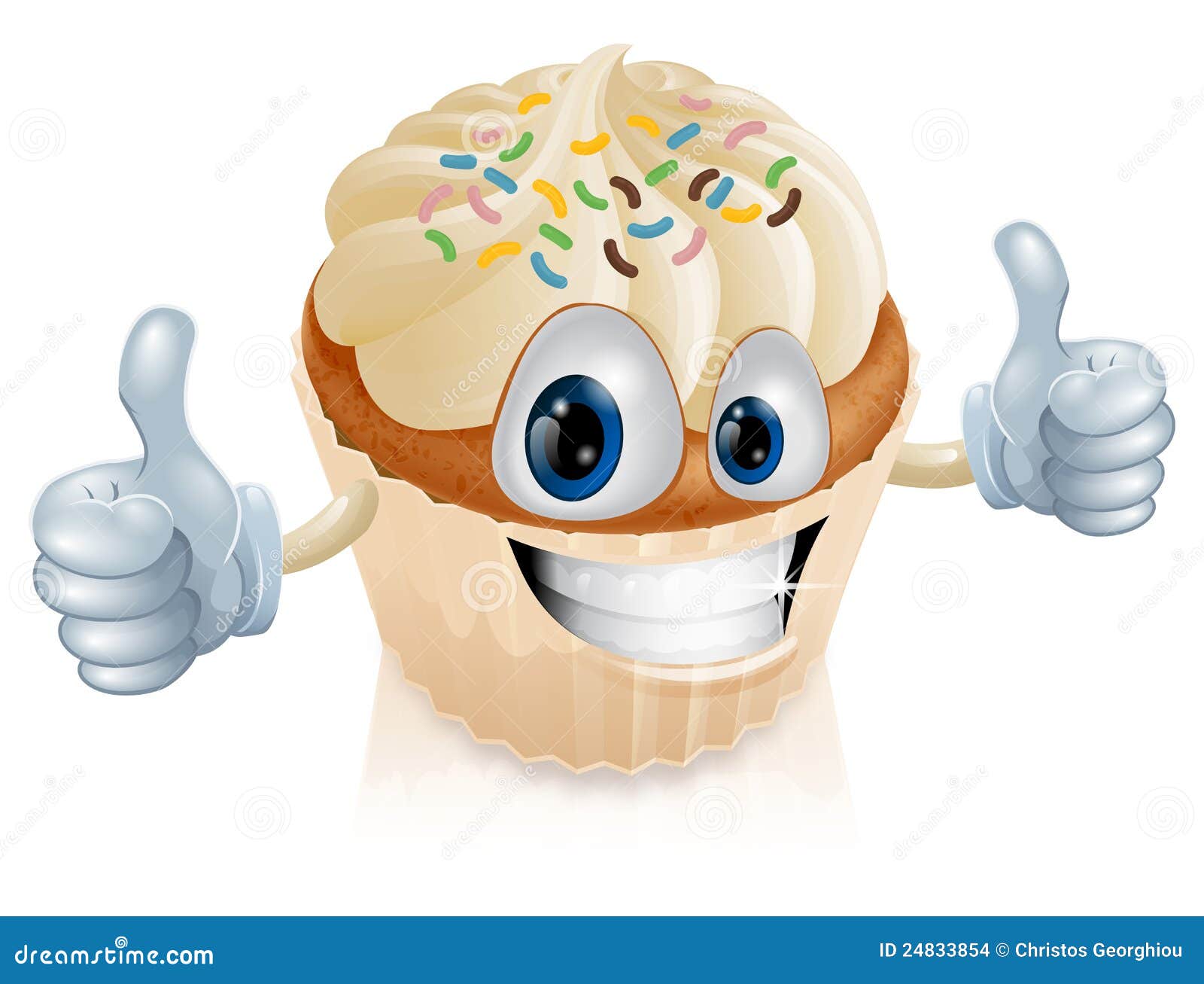 Fairy Cake Character Illustration Stock Vector - Illustration of cute ...