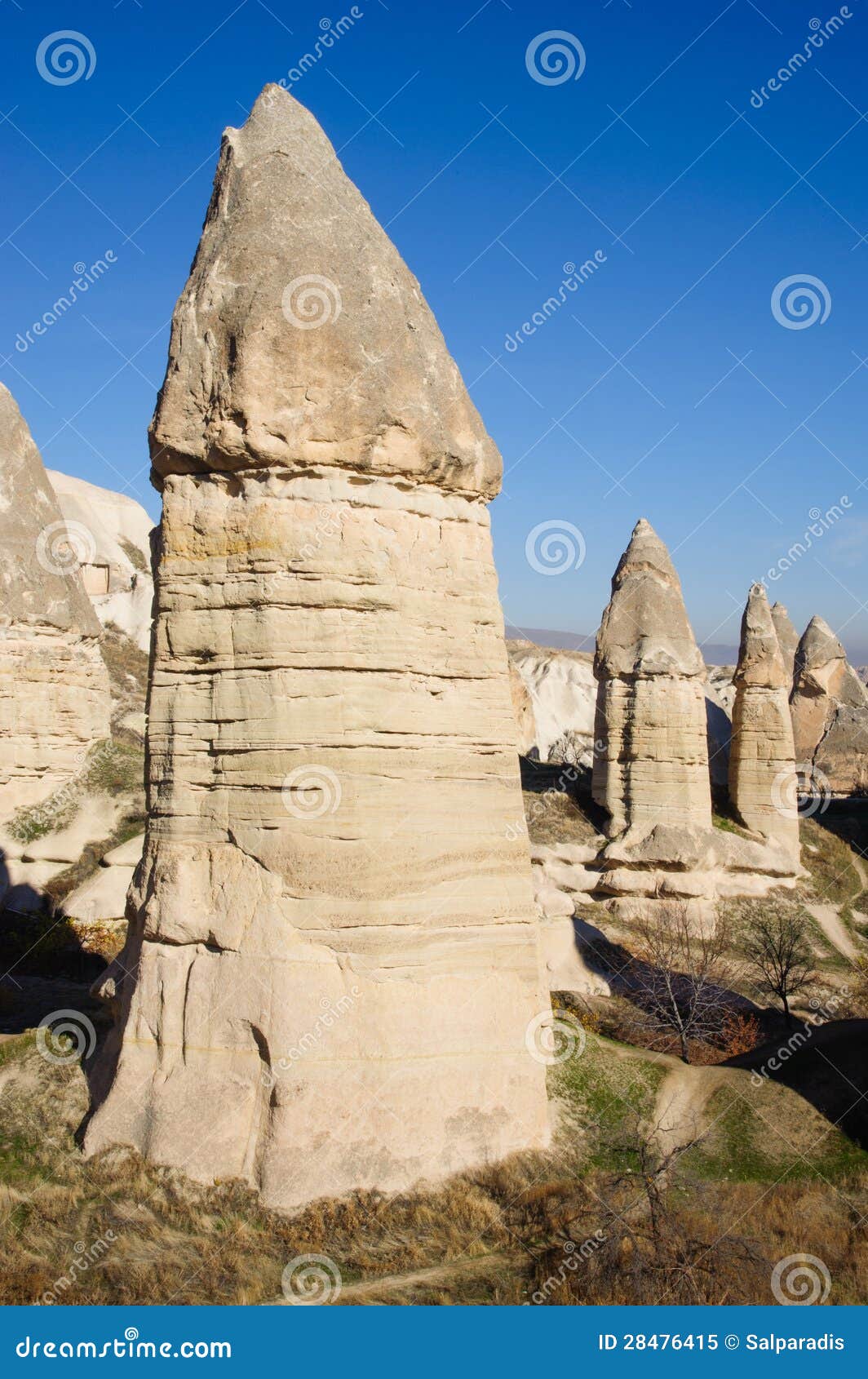 Fairy Chimneys stock image. Image of formation, asia - 28476415