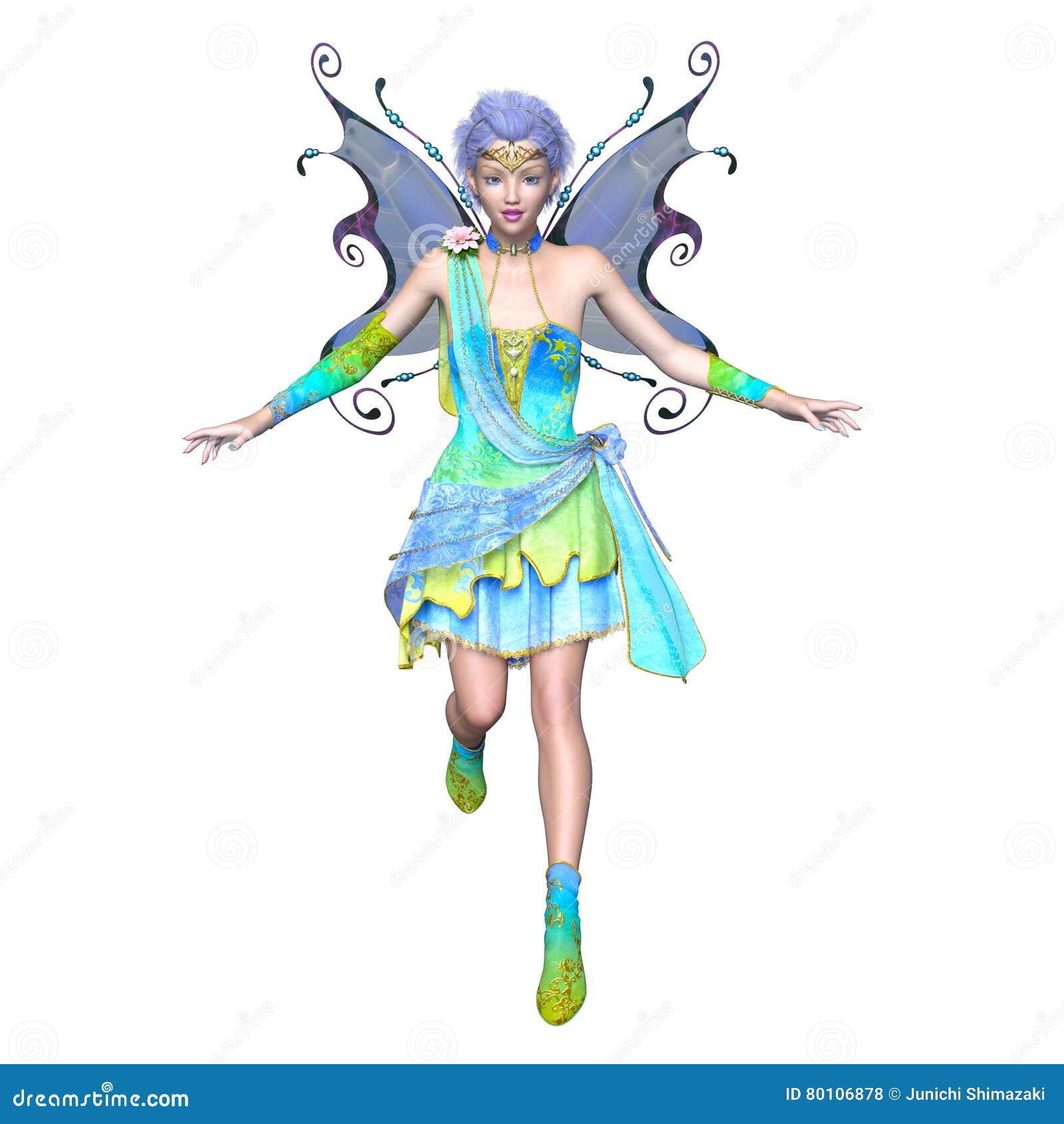 Fairy stock illustration. Illustration of wings, line - 80106878