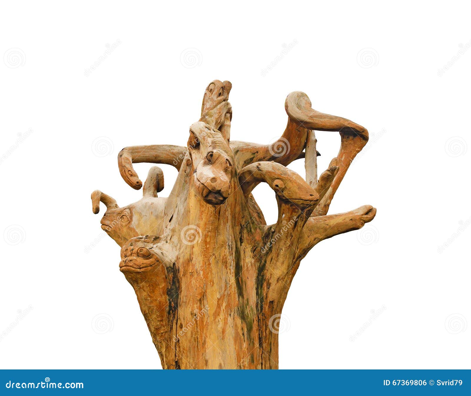 Fairy Dragon, Monsters Made from the Root of the Tree. Stock Photo ...