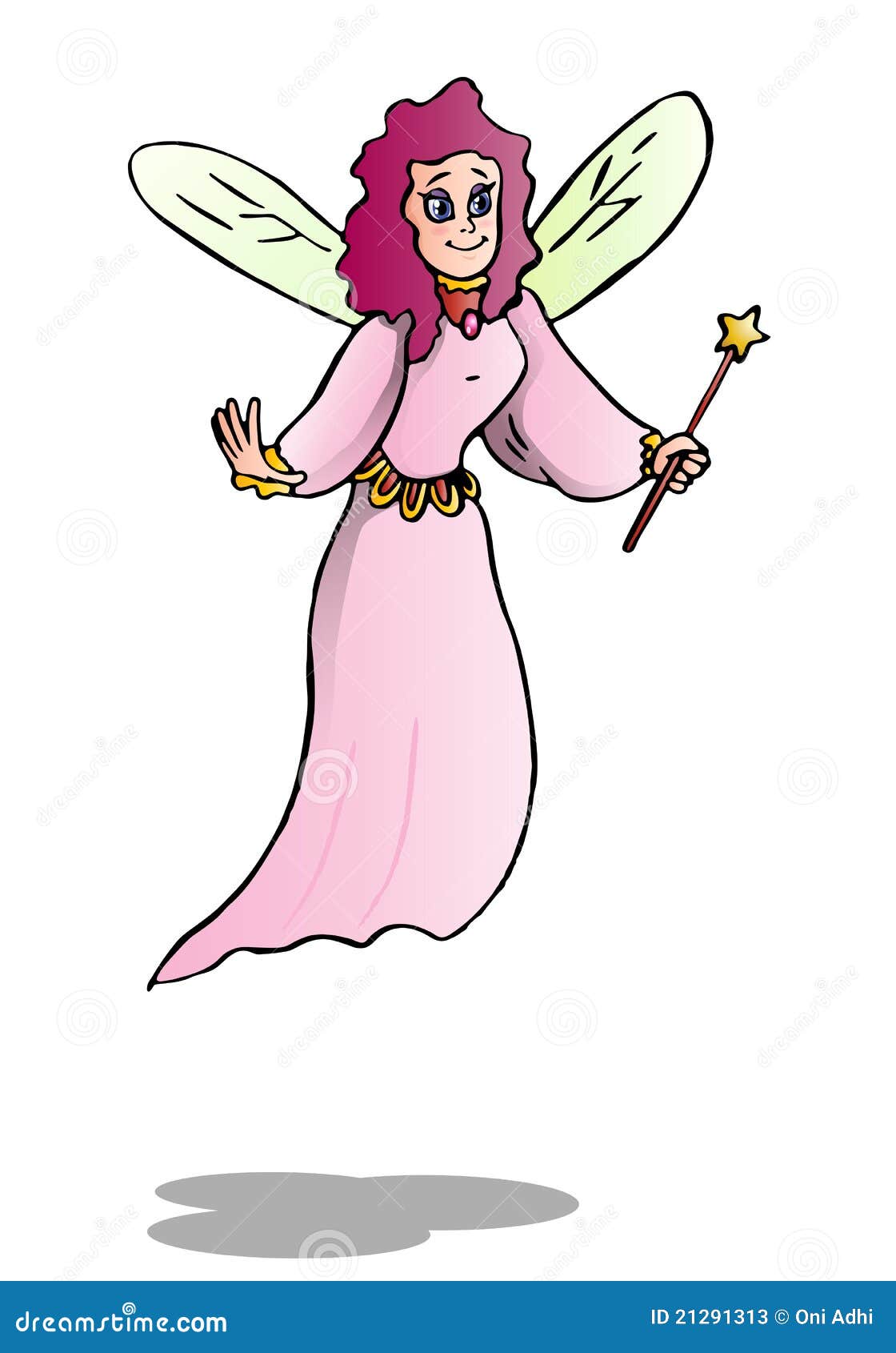 Fairy flying stock illustration. Illustration of fairy - 21291313