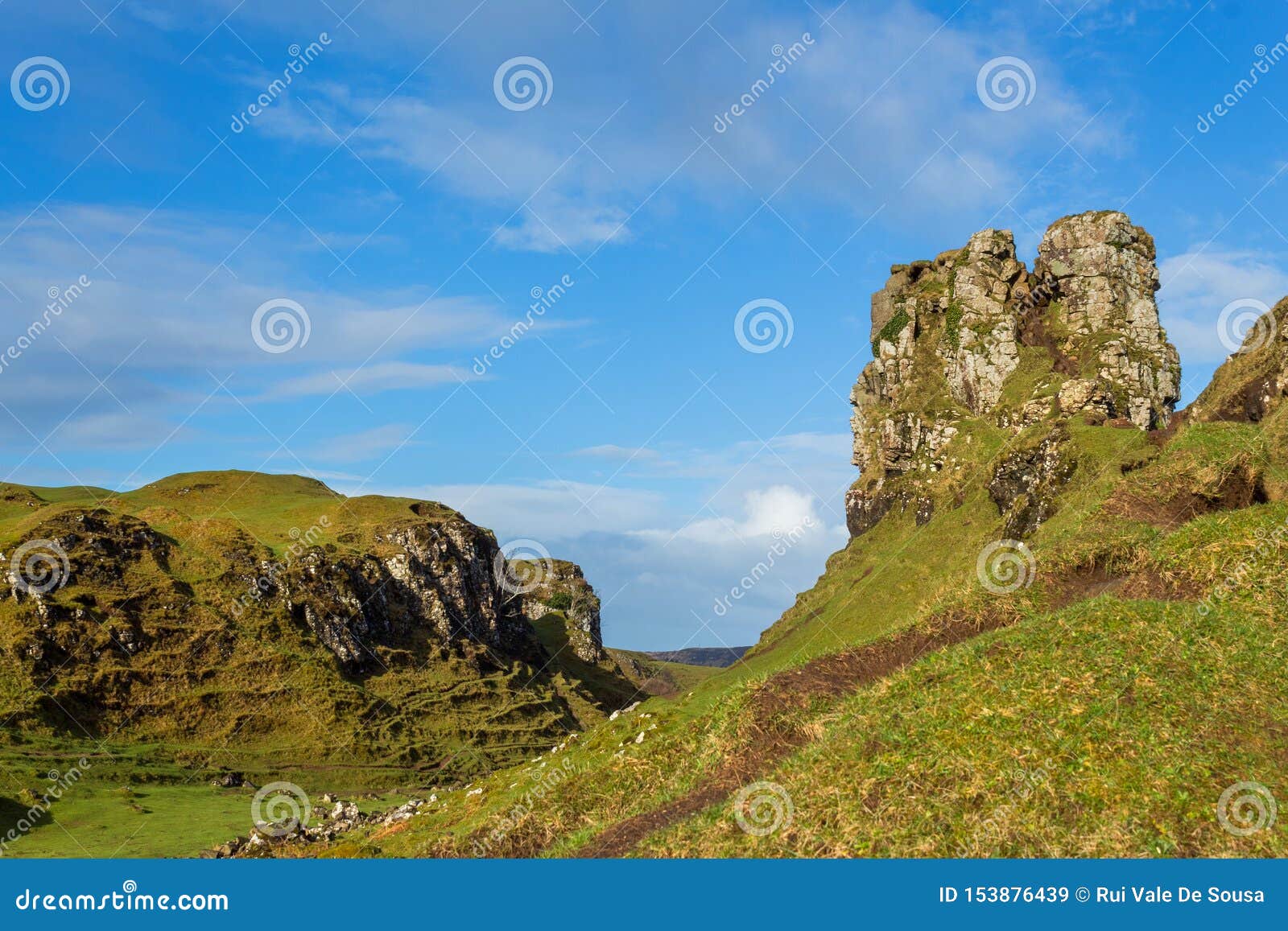 The Fairy Glen Centre With Tree Carvings Of Fairy Dwellings In ...