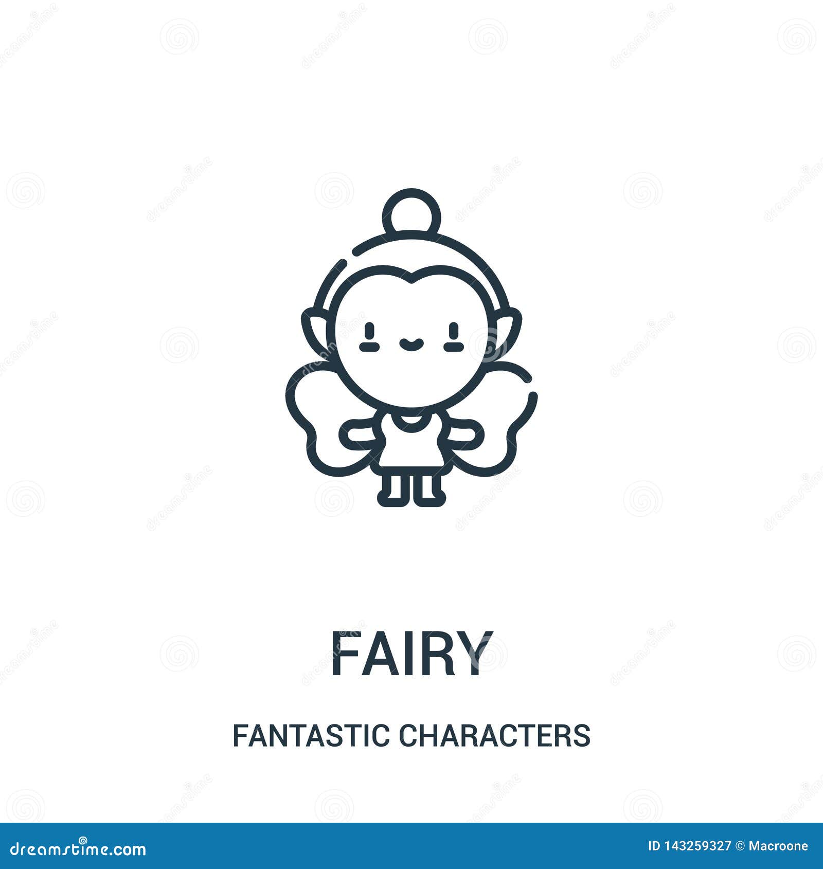 Fairy Icon In Filled, Thin Line, Outline And Stroke Style. Vector ...