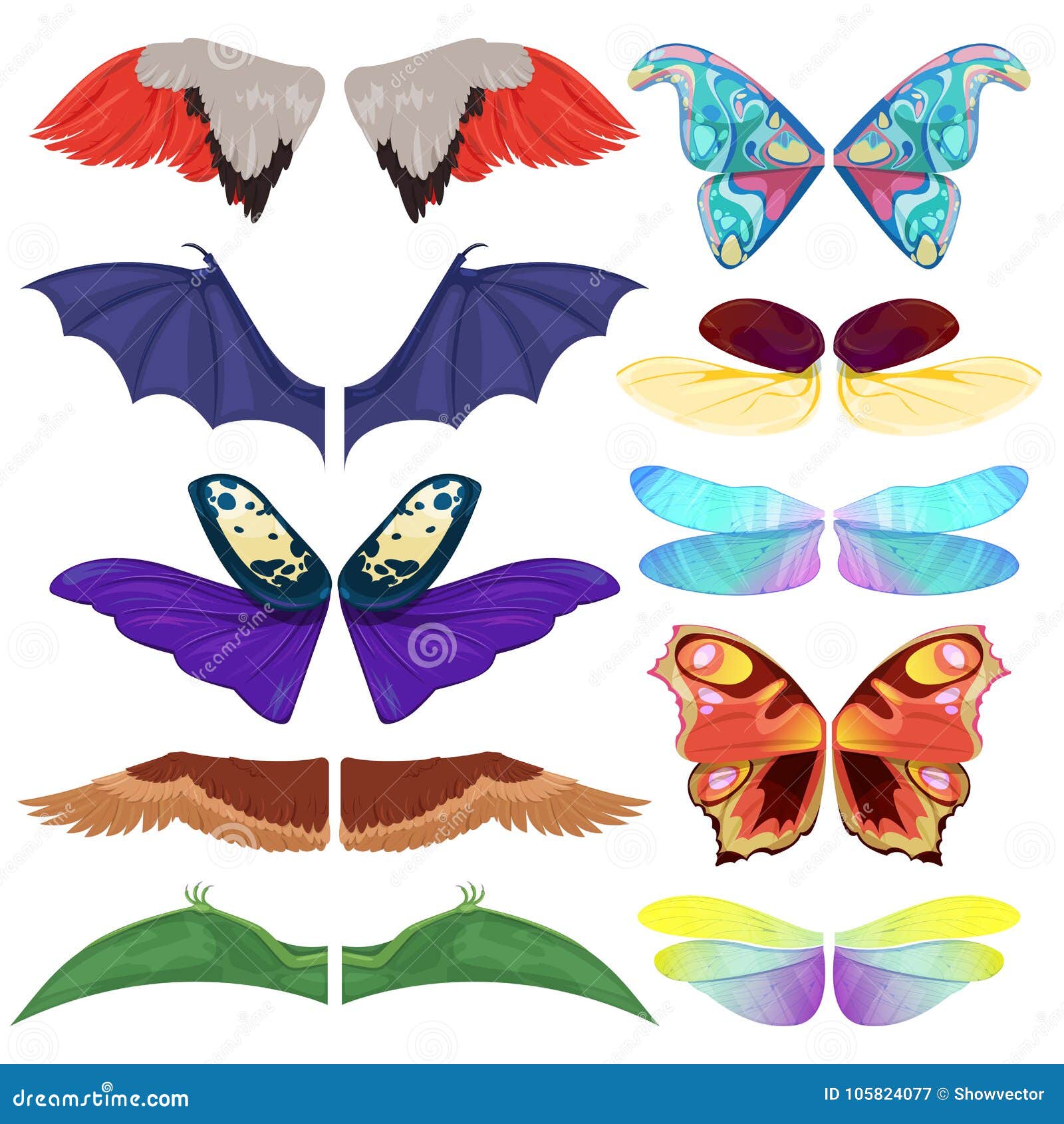 Fairy Insect Wings Vector Flying Kids Carnival Costume Winged Bird Bat ... Fairy Insect Wings Vector Flying Kids Carnival Costume Winged Bird Bat ...