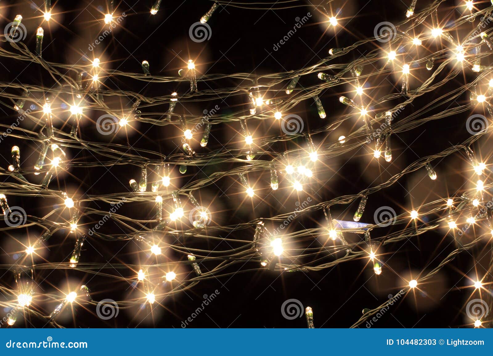 Fairy Lights stock image. Image of object, wires, cables - 104482303