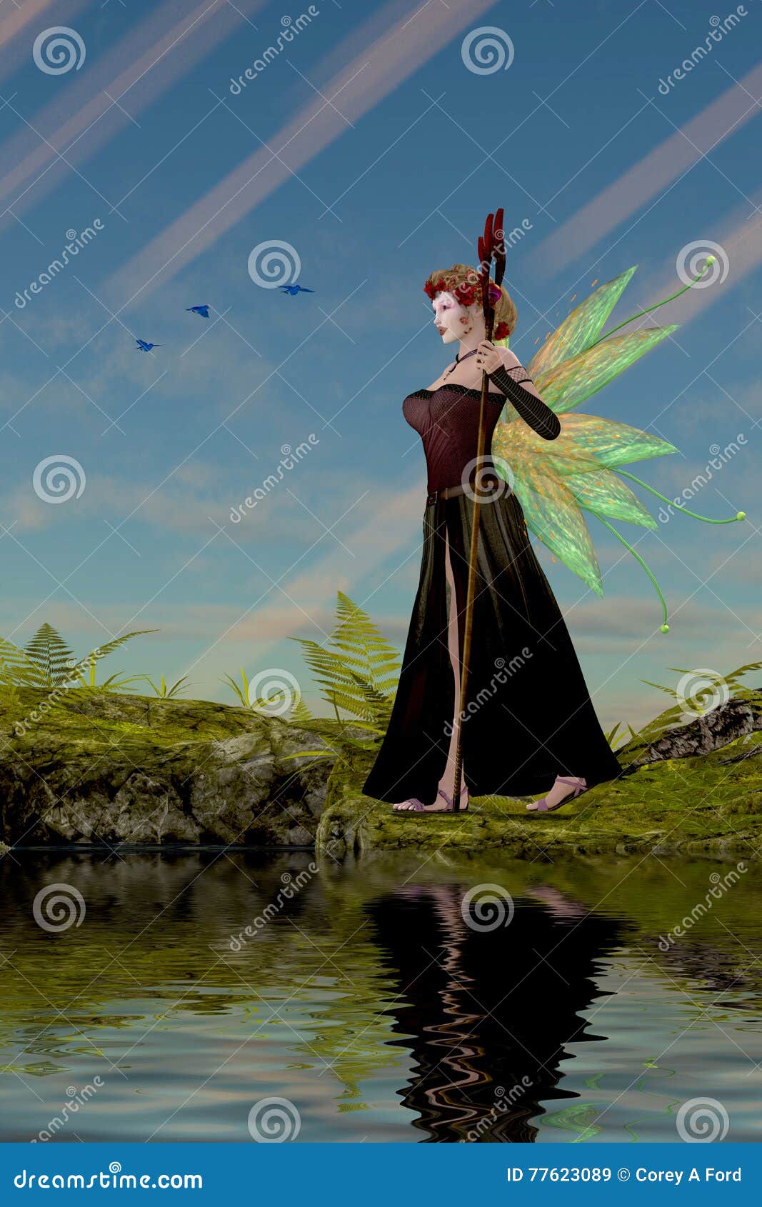 Three Bluebirds Hand Drawn Illustrations Set Isolated On White ...