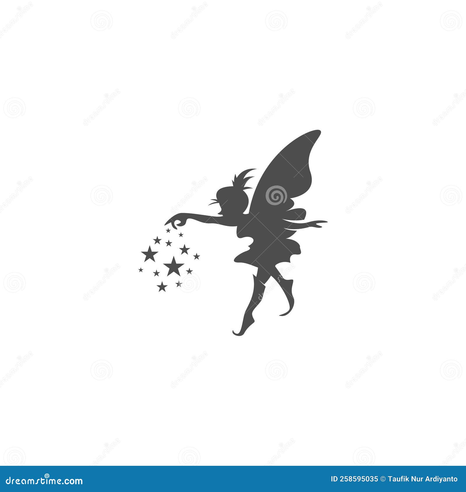 Fairy Logo Icon Design Illustration Stock Illustration - Illustration ...