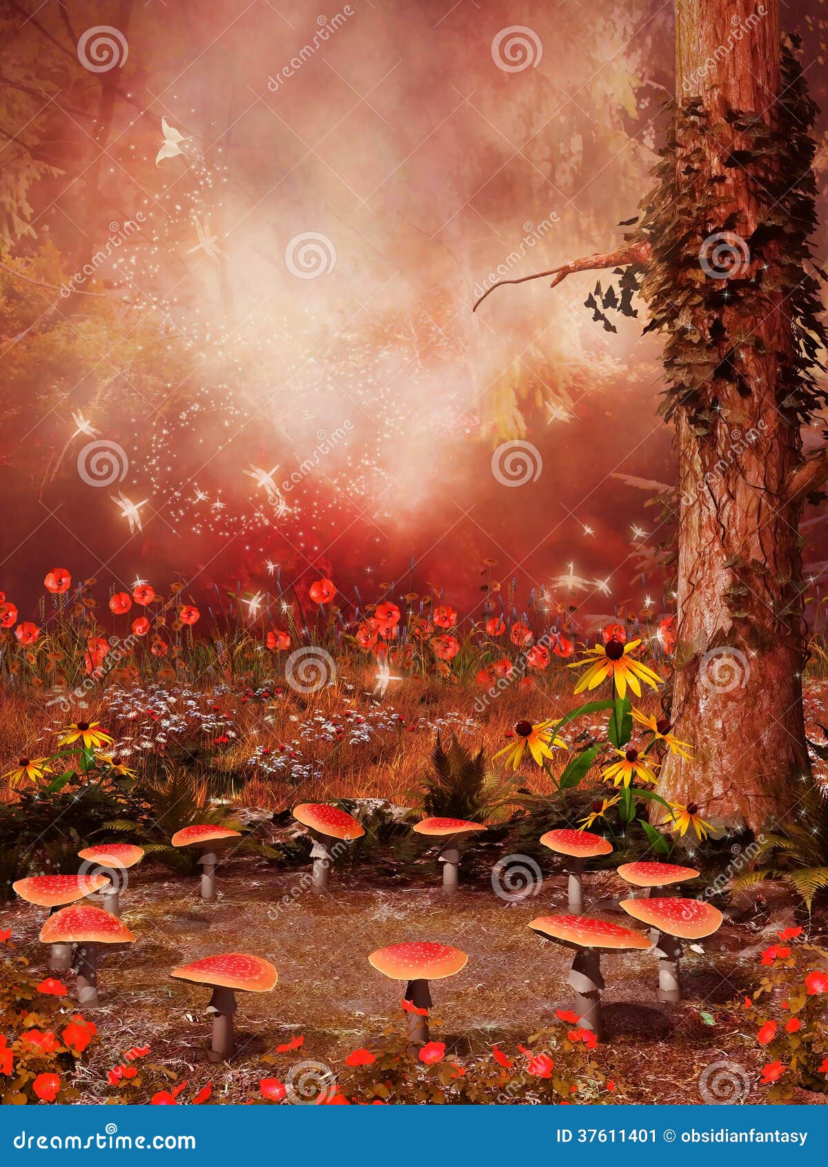 Fairy Ring Stock Illustrations – 2,188 Fairy Ring Stock Illustrations ...