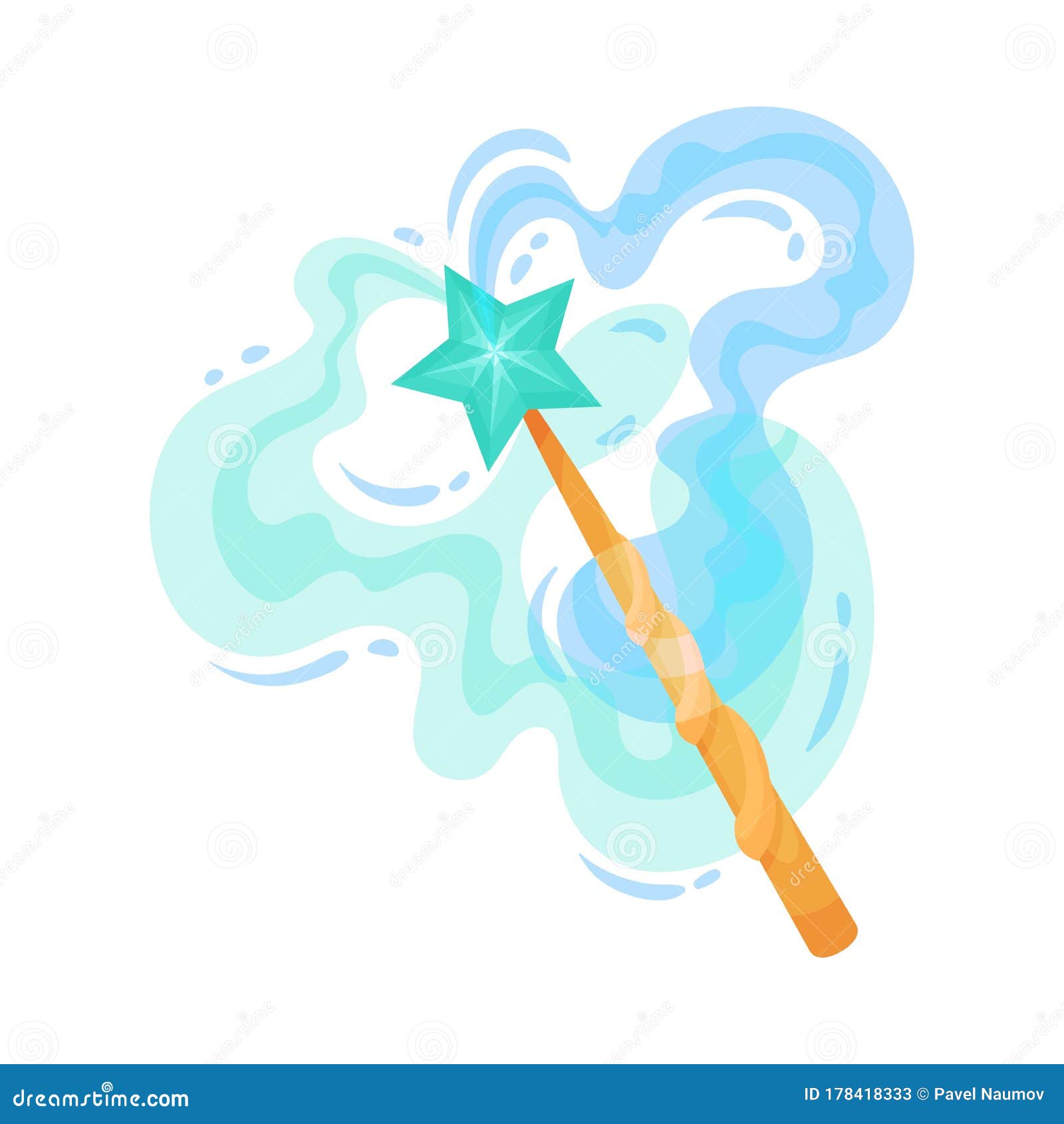 Fairy Stick with Sparkling Glow for Magic Enchantment Vector ... Fairy Stick with Sparkling Glow for Magic Enchantment Vector ...