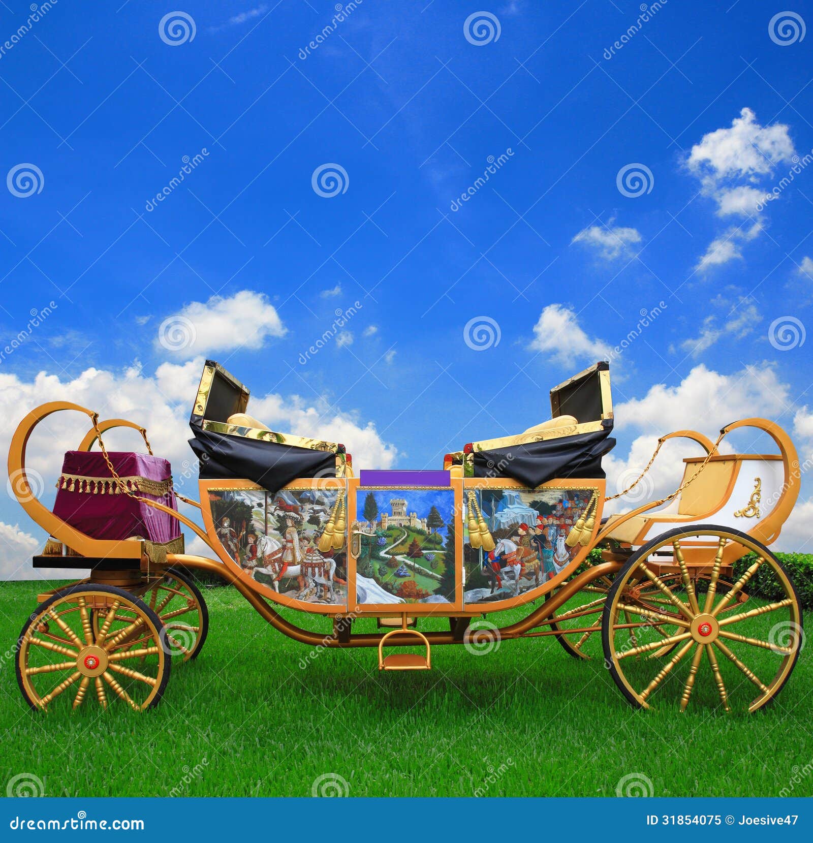 Fairy tale carriage stock image. Image of format, prince - 31854075