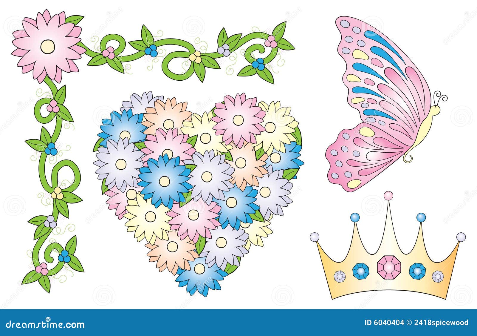 Fairy Tale Design Element stock vector. Illustration of child - 6040404