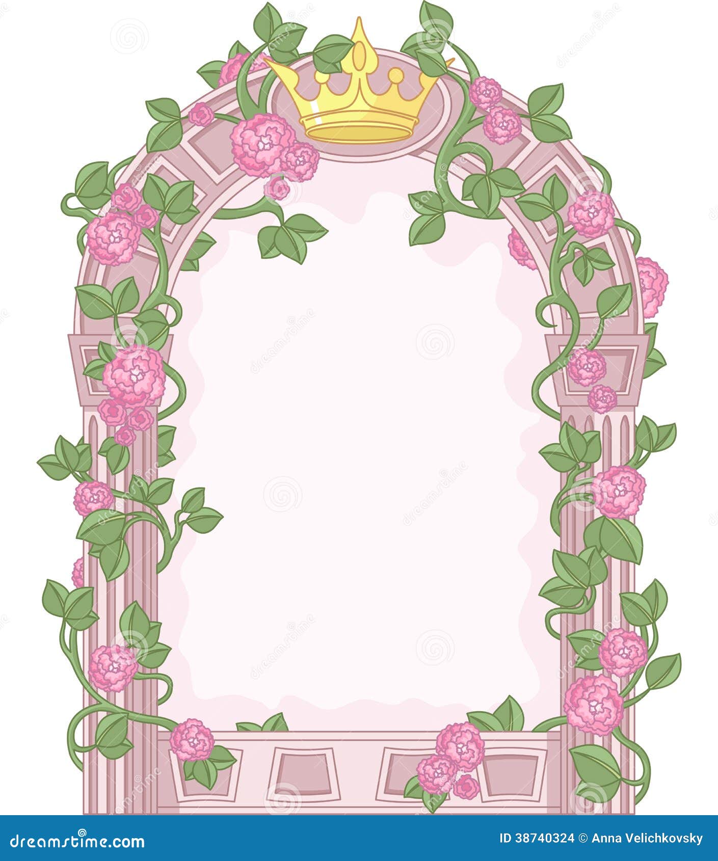 Fairy Frame Design Template For Photos, Children Diplomas, Kids ...