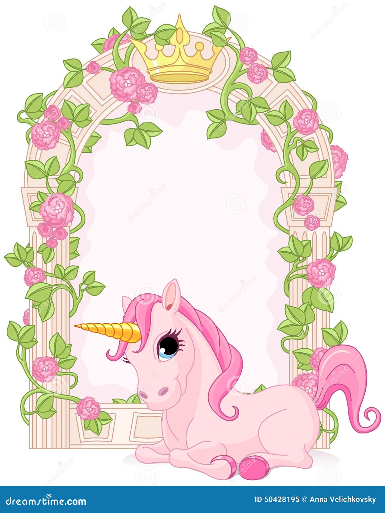 Fairy Frame Design Template For Photos, Children Diplomas, Kids ...