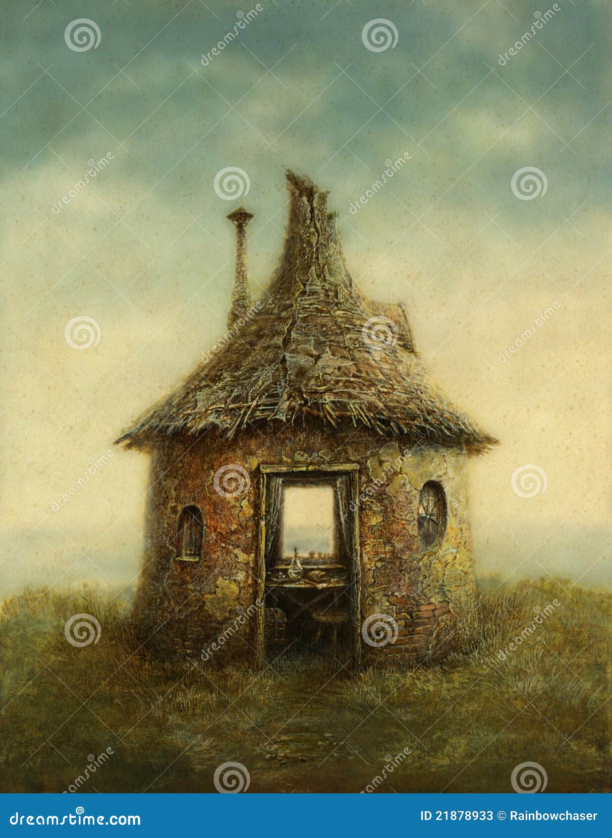 Fairy Tale House stock illustration. Illustration of domestic - 21878933