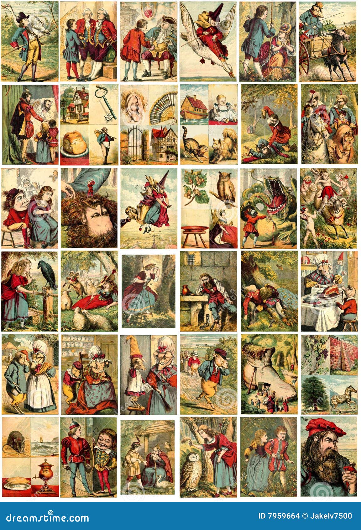 Fairy Tale Illustrations stock illustration. Illustration of lived ...