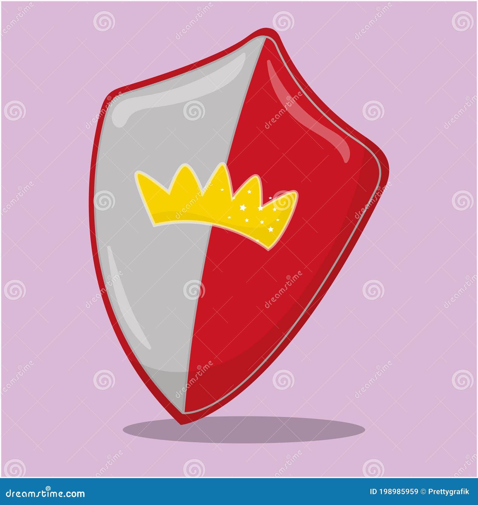 Fairy Tale Prince Shield 09 Stock Vector - Illustration of vector ...