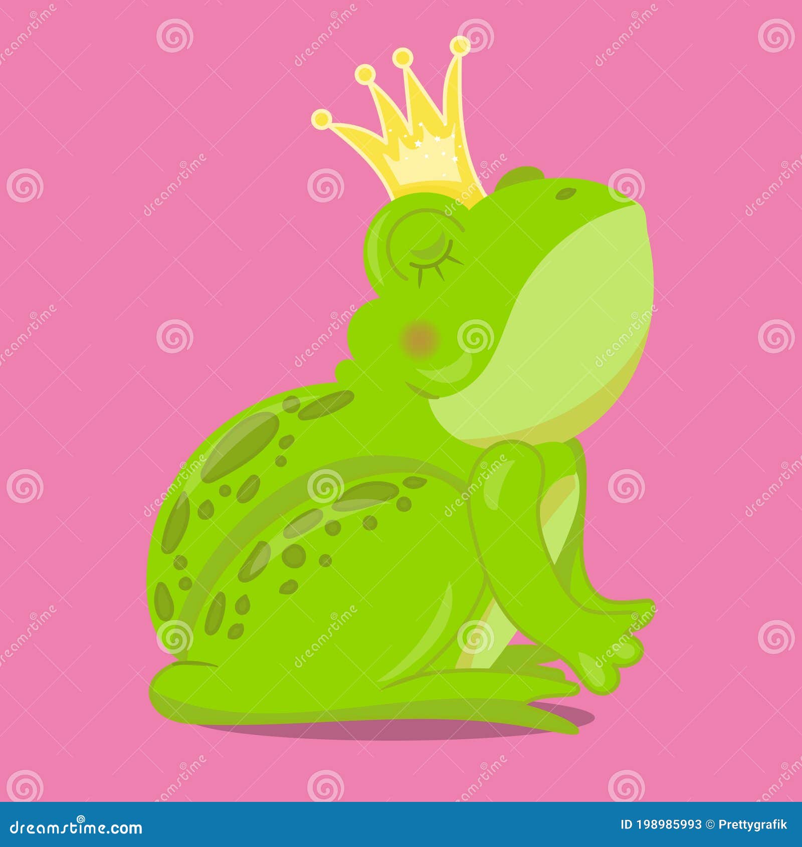 Fairy Tale Princesses Frog 07 Stock Vector - Illustration of tale ...