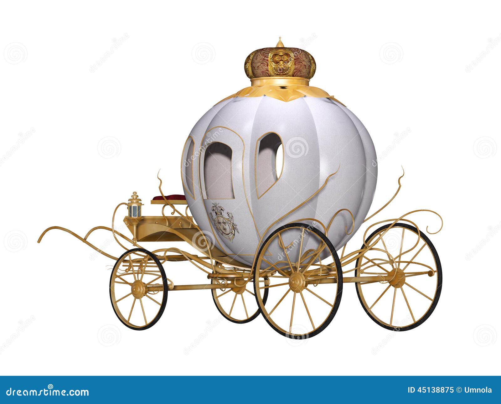 Fairy tale royal carriage stock illustration. Illustration of carriage ...