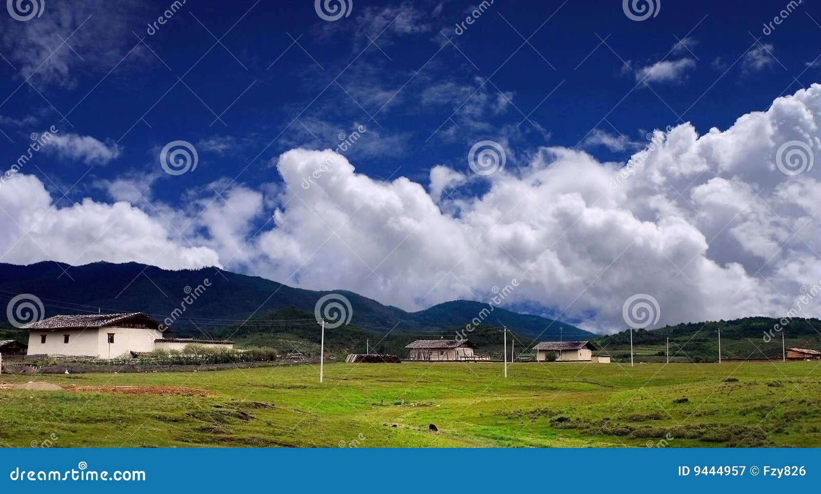 Fairy-tale Scenery - Shangri-La Stock Image - Image of blue, zhongdian ...