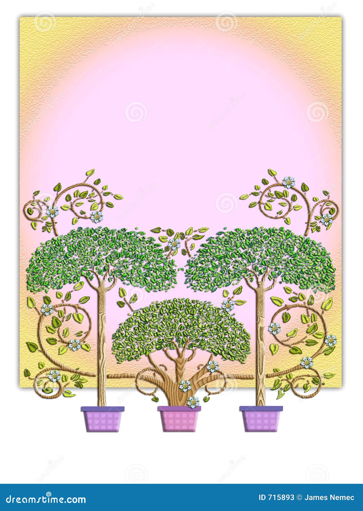 Fairy Tale Tree Design stock illustration. Illustration of bright - 715893