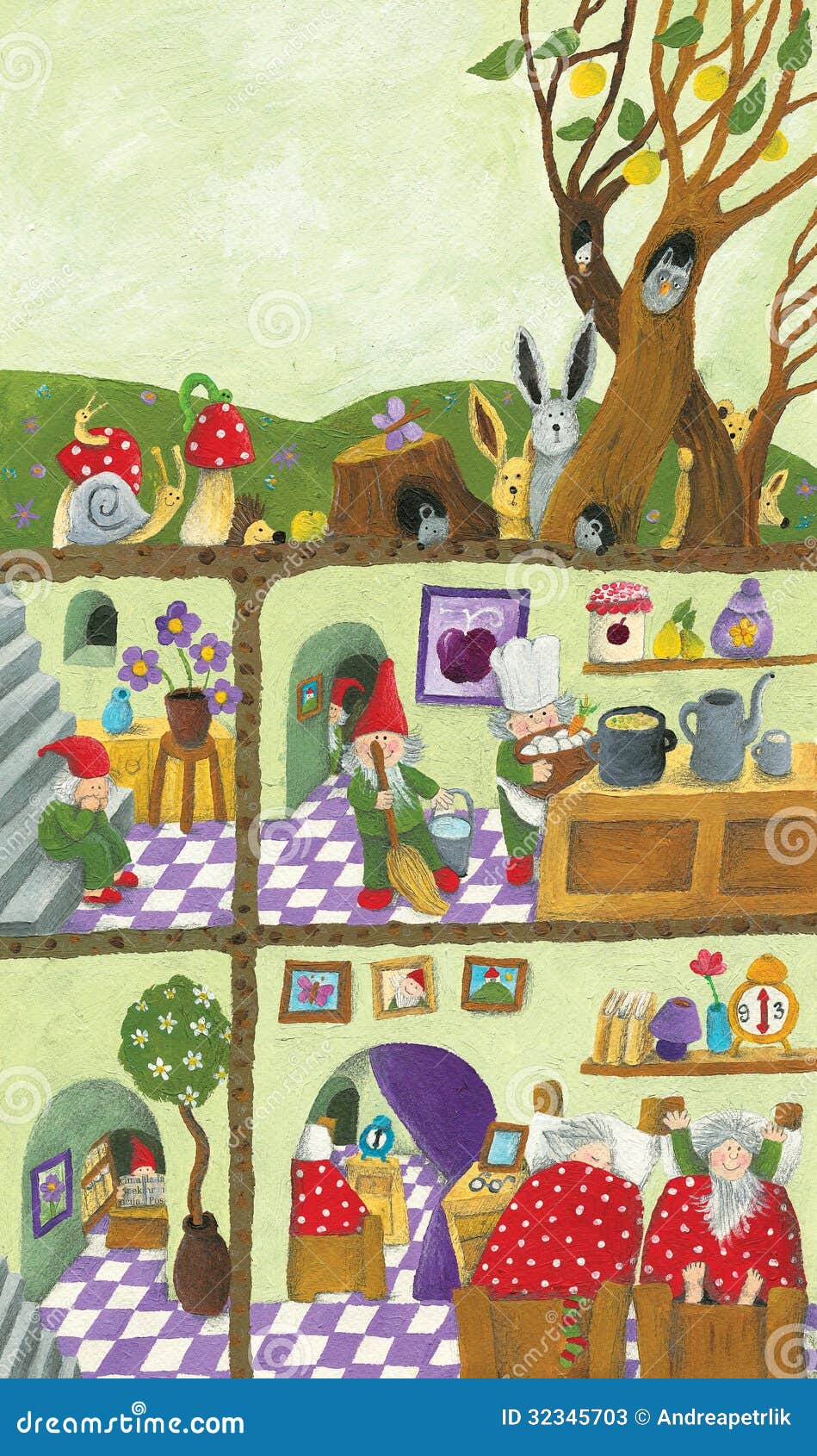 Cartoon House Underground Stock Illustrations – 441 Cartoon House ...