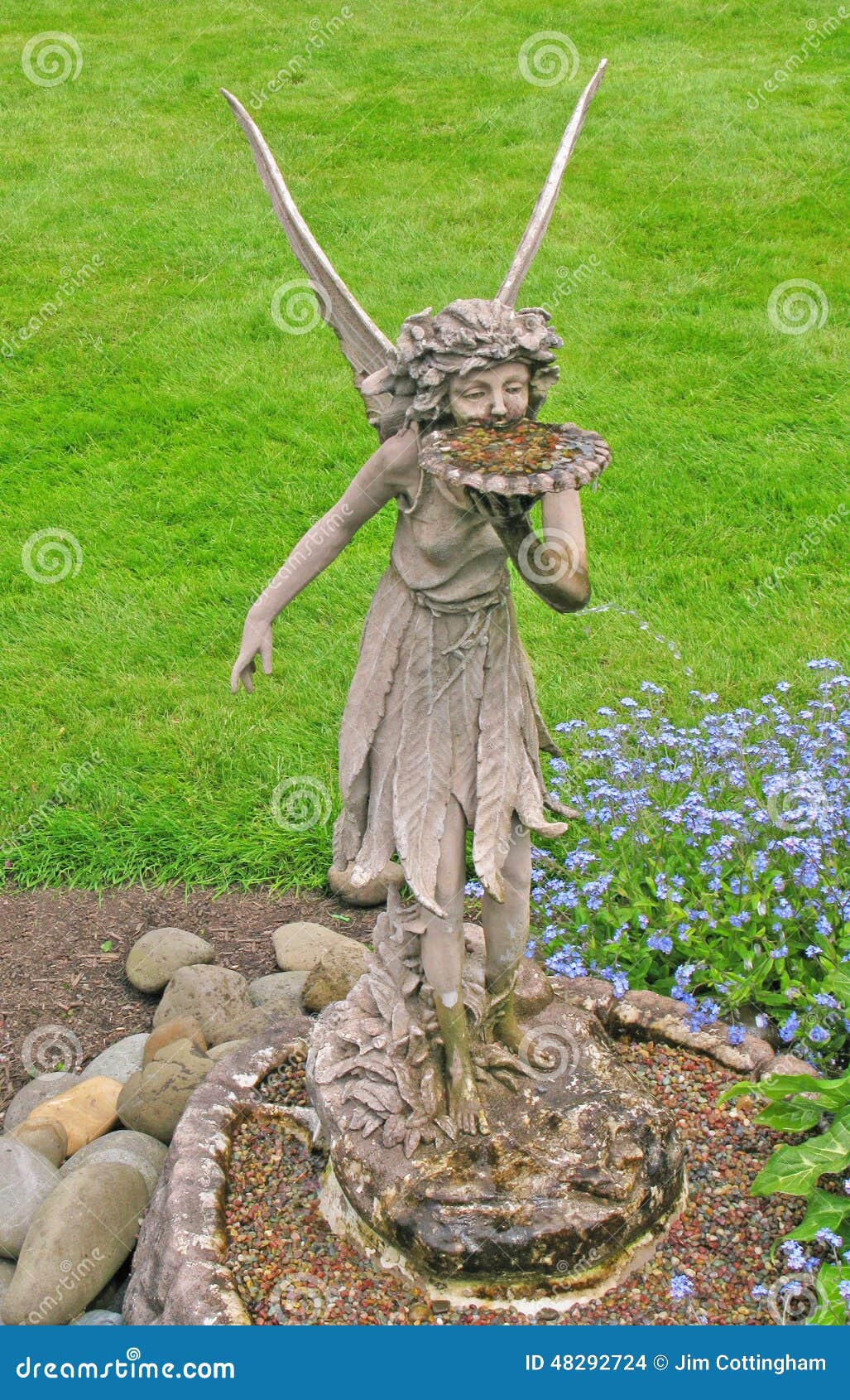 Fairy Water Fountain stock photo. Image of magical, folklore - 48292724