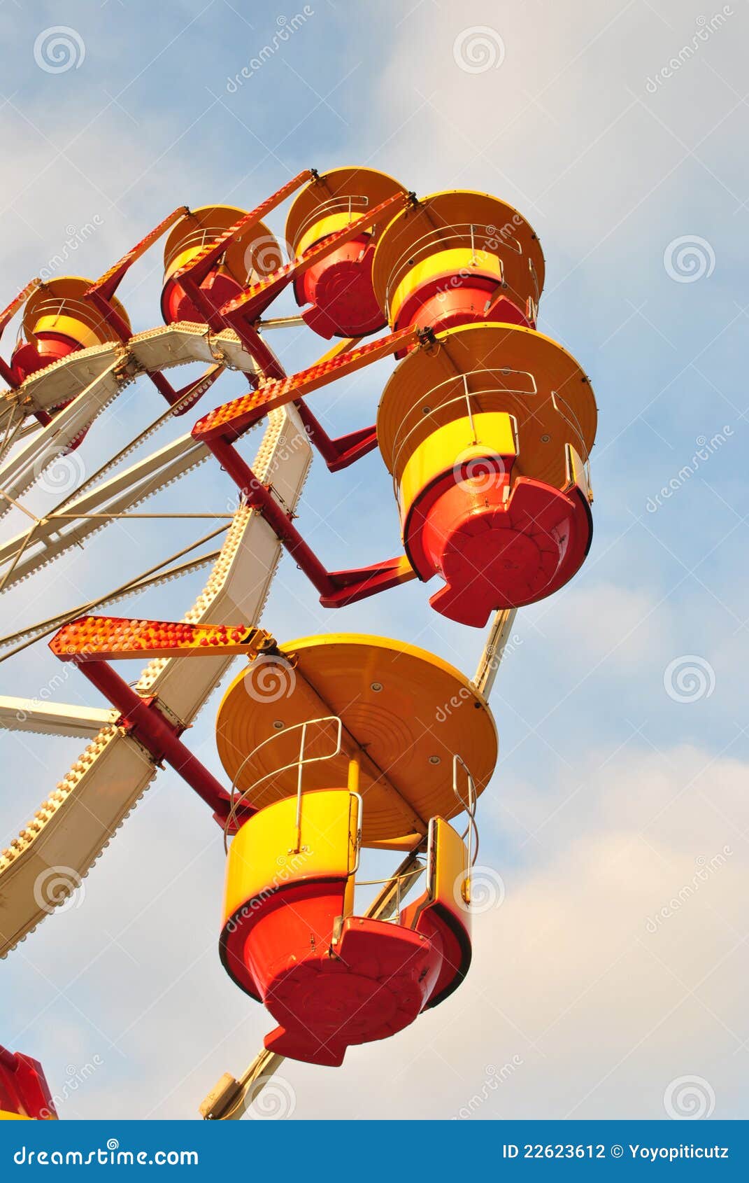 Fairy wheel stock photo. Image of evening, carousel, children - 22623612