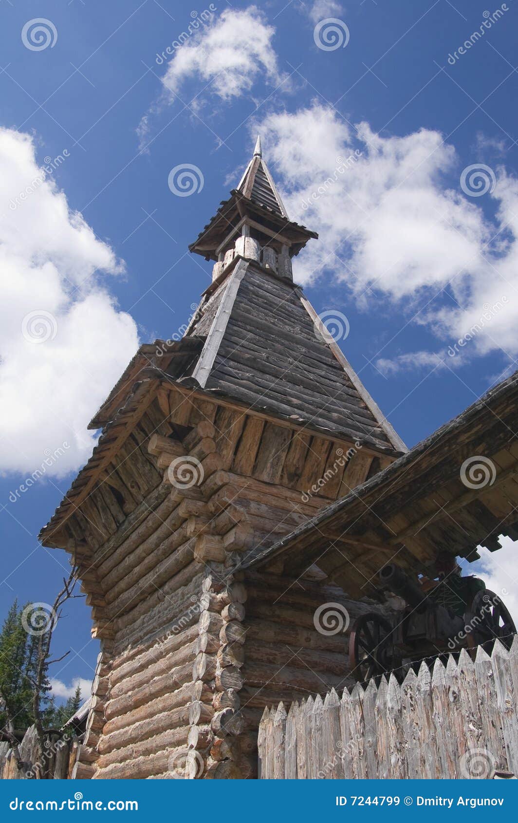 Fairy wooden castle stock image. Image of medieval, fortified - 7244799