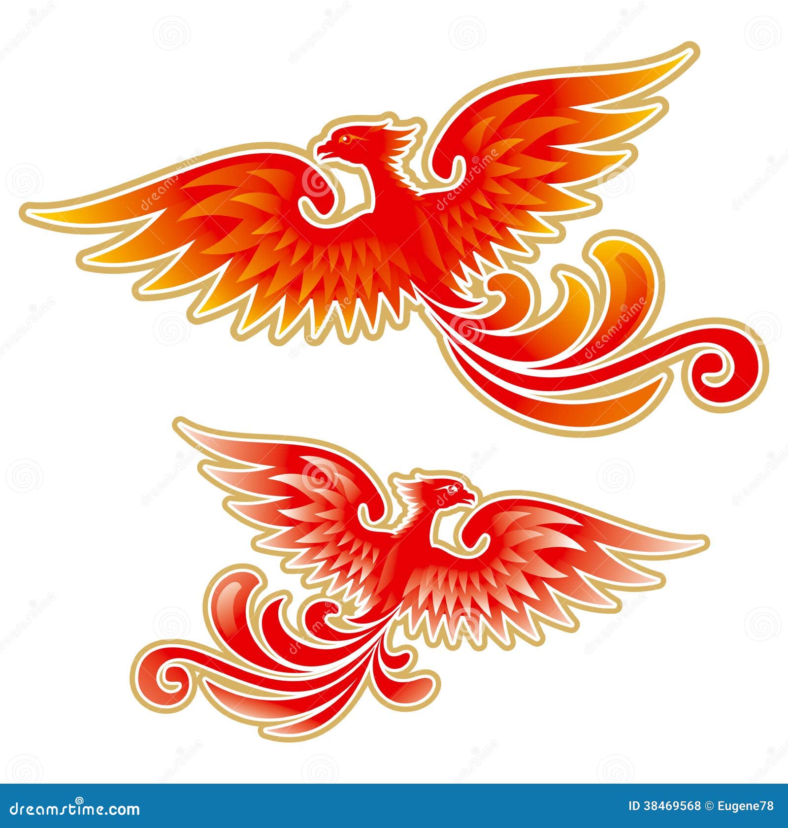 Firebird Royalty-Free Illustration | CartoonDealer.com #14555391
