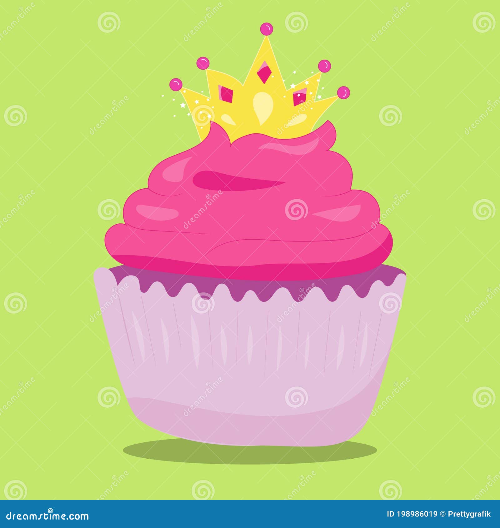 Fairytale princess cake 11 stock vector. Illustration of vector - 198986019