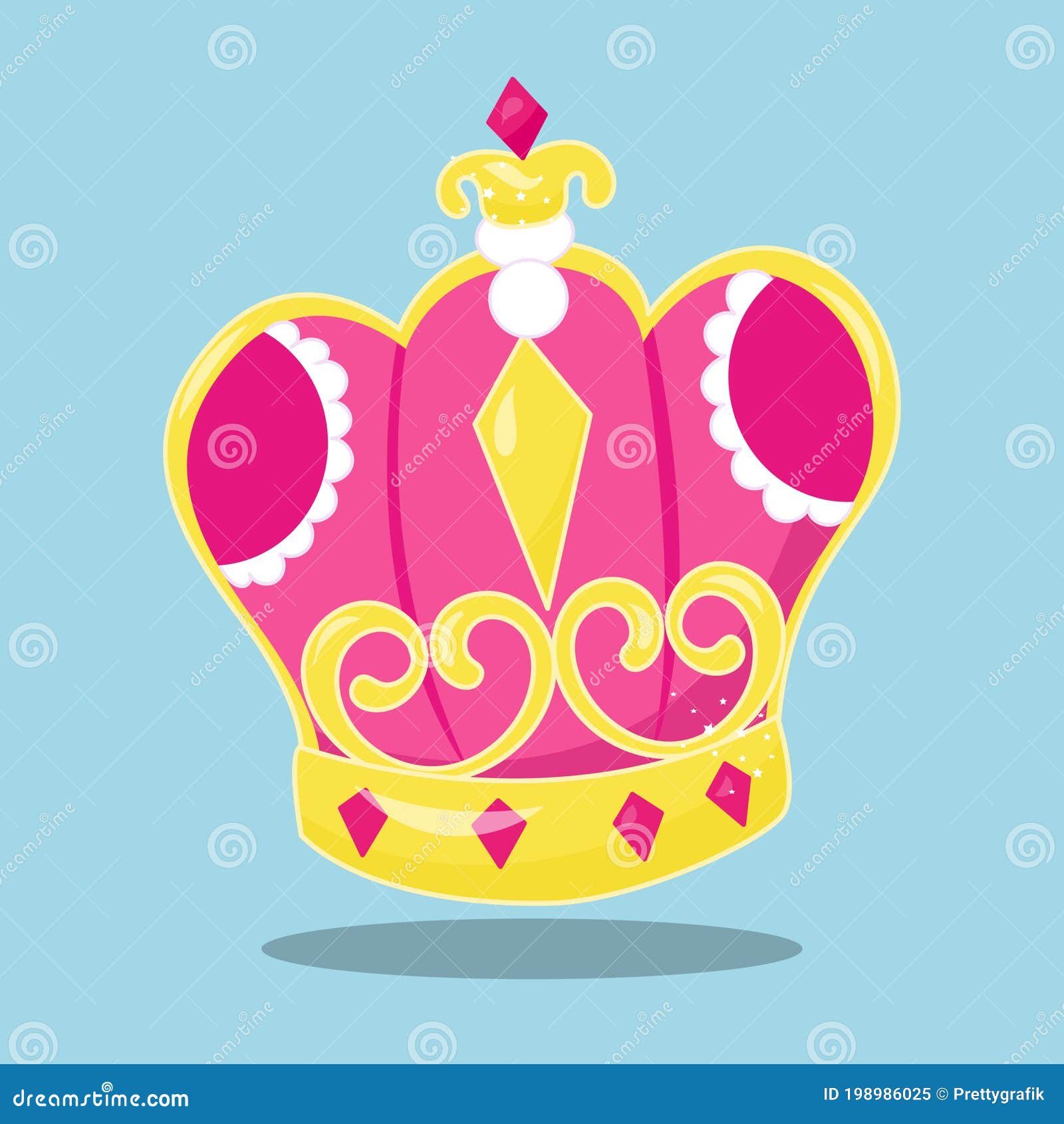 Fairytale Princess Crown 01 Stock Vector - Illustration of cartoon ...