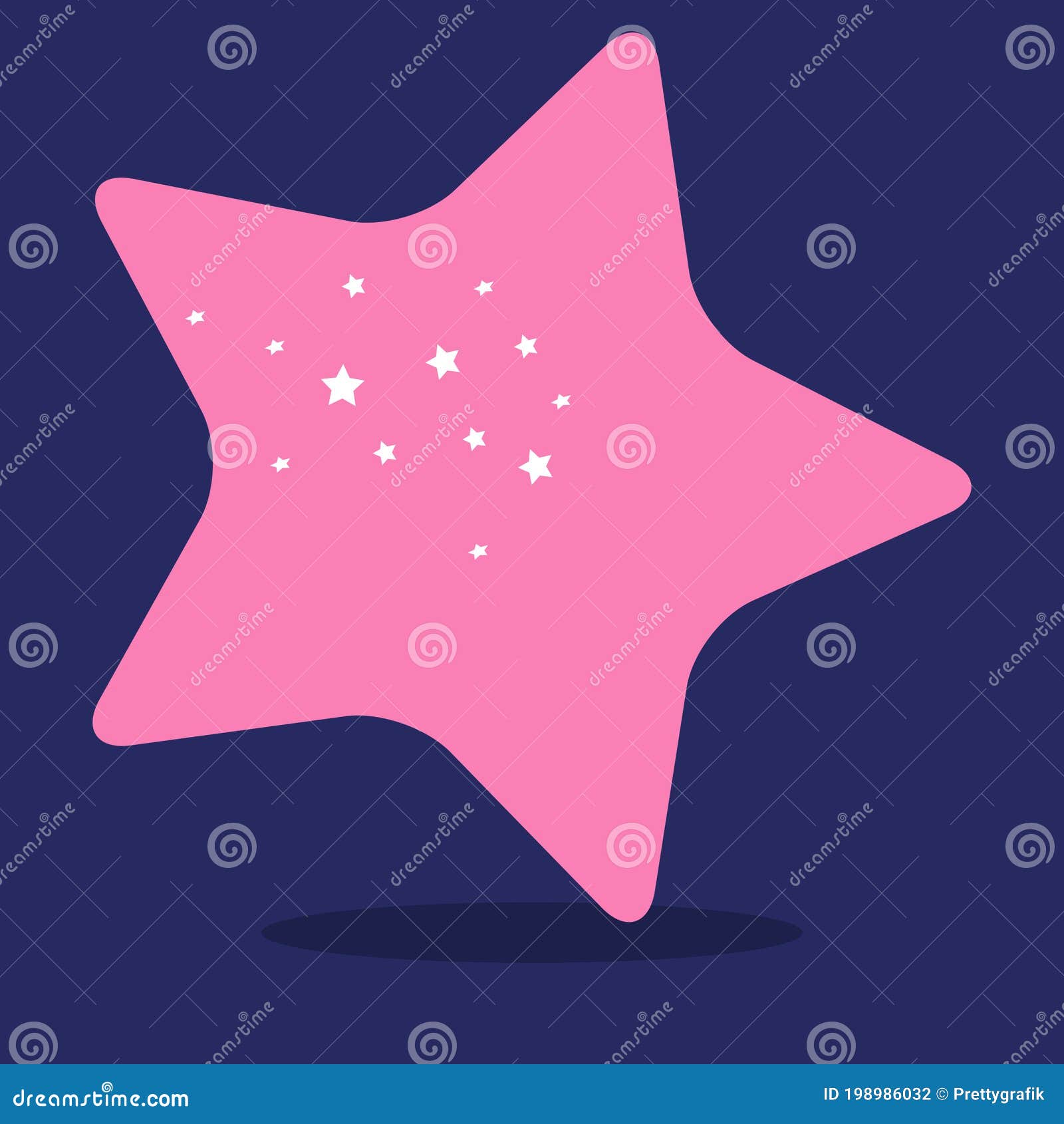 Fairytale Princess Pink Star 15 Stock Vector - Illustration of star ...