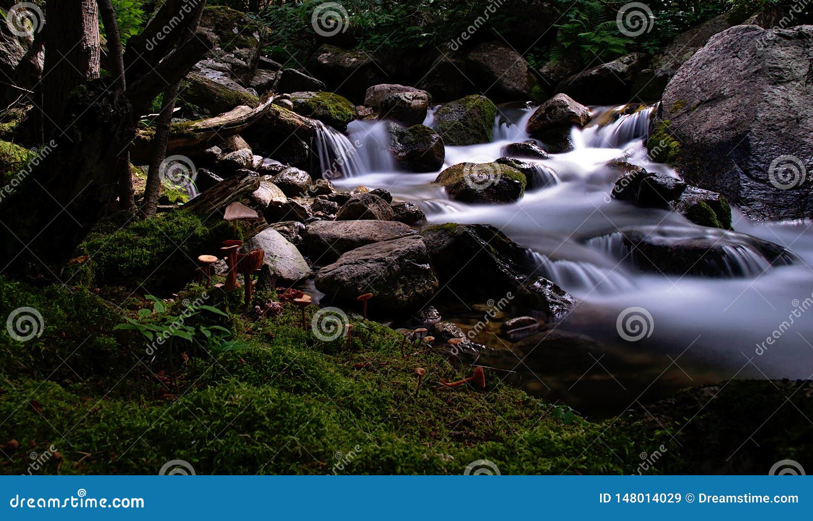 Fairytale stock image. Image of fall, river, waterfall - 148014029