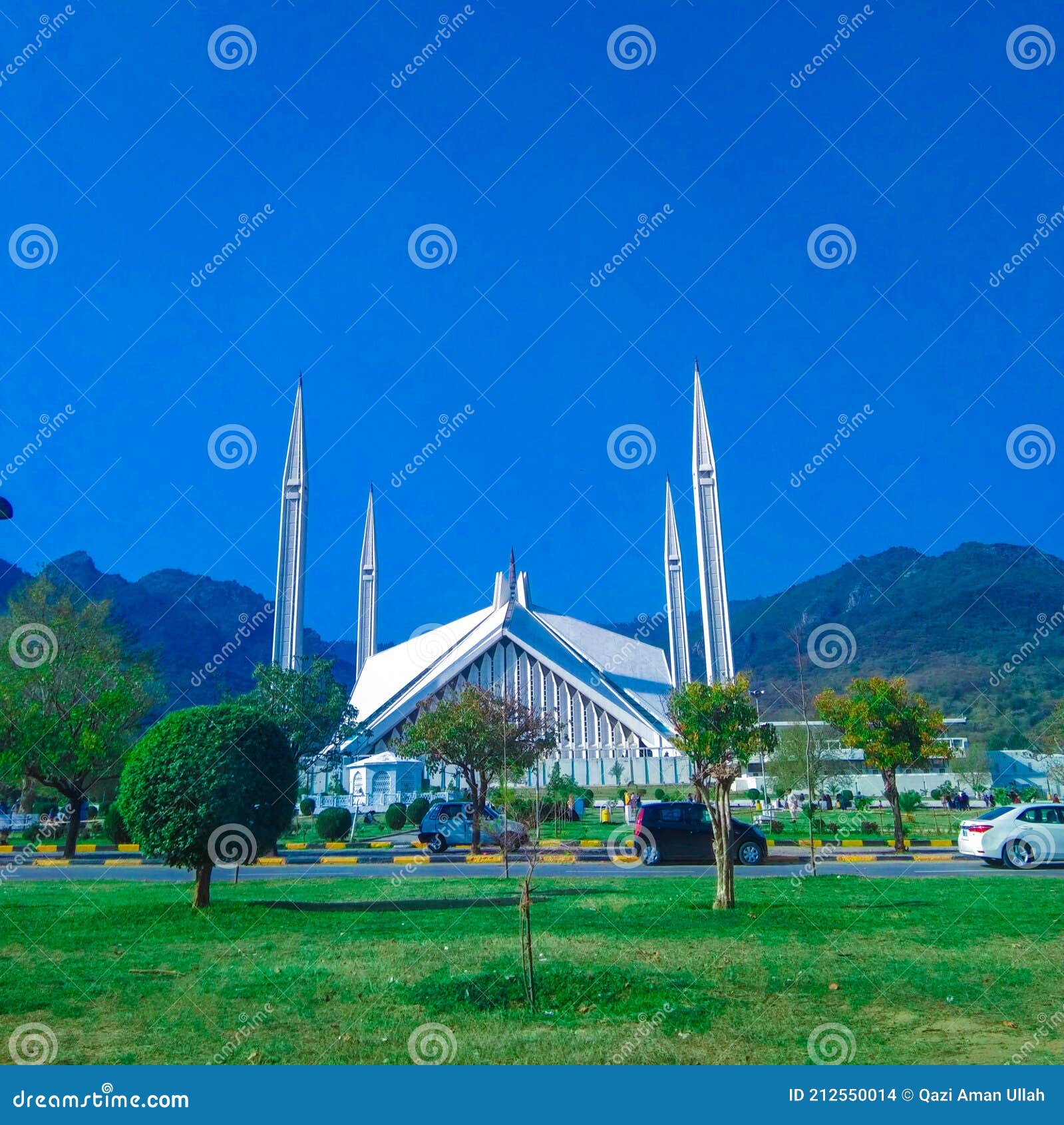 Faisal Mosque stock photo. Image of faisal, pakistan - 212550014