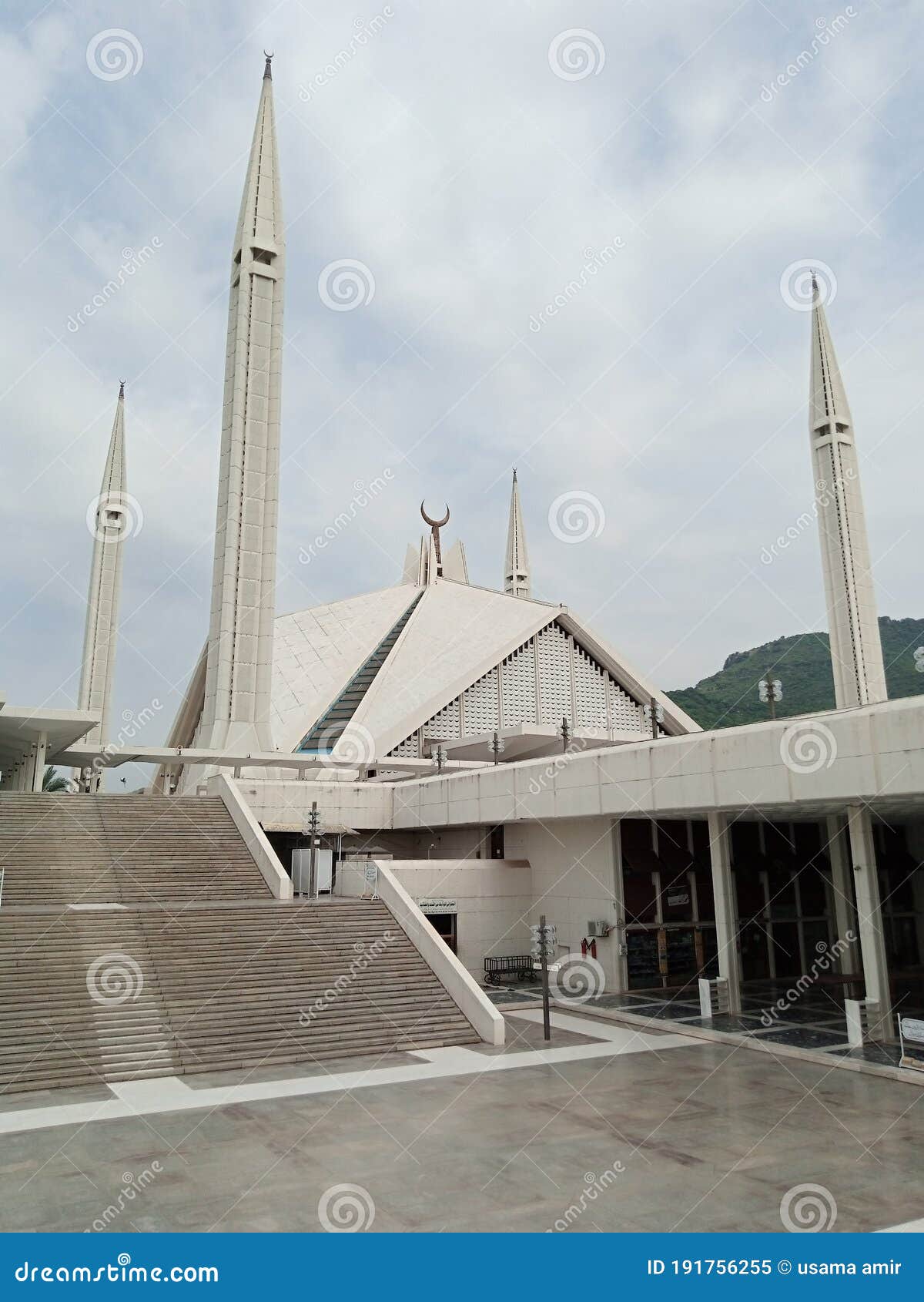 Faisal mosque editorial image. Image of architecture - 191756255