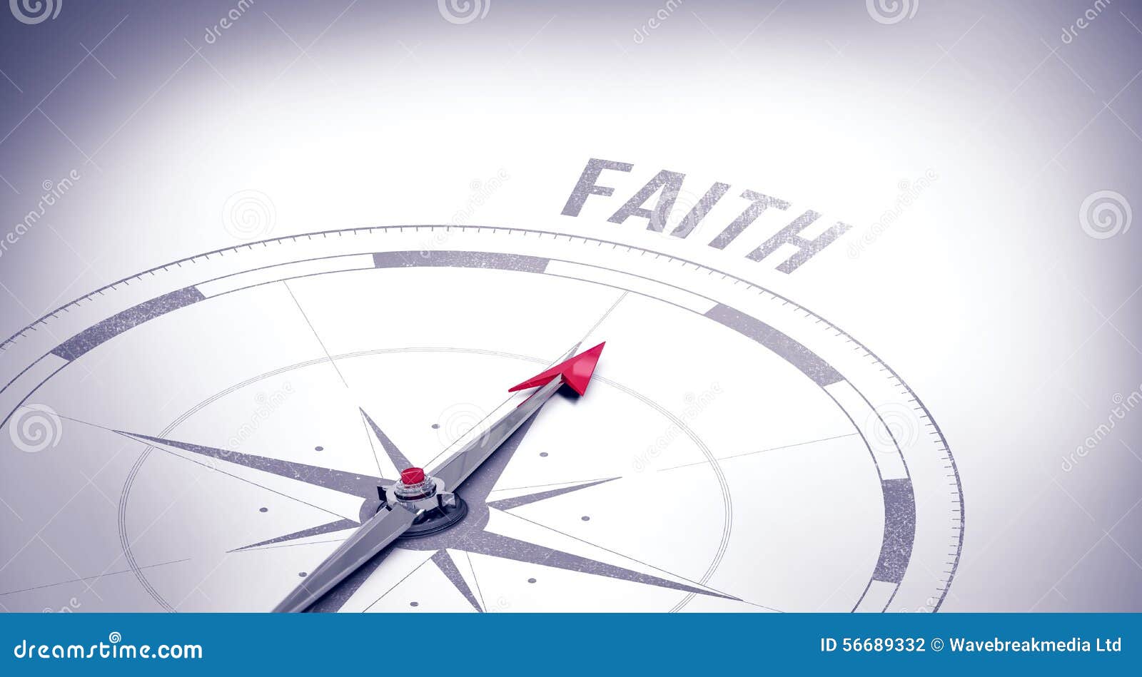 Faith against compass stock illustration. Illustration of word - 56689332