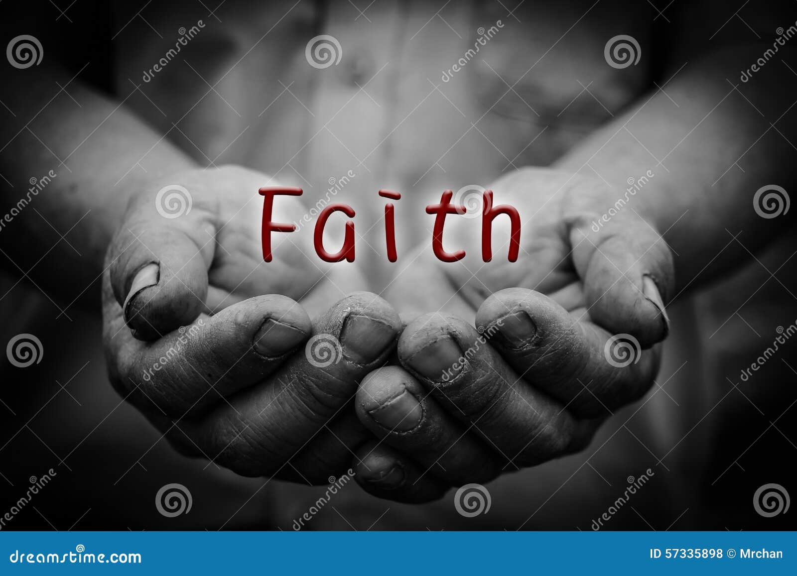 Faith in hand stock photo. Image of faith, hold, beautiful - 57335898