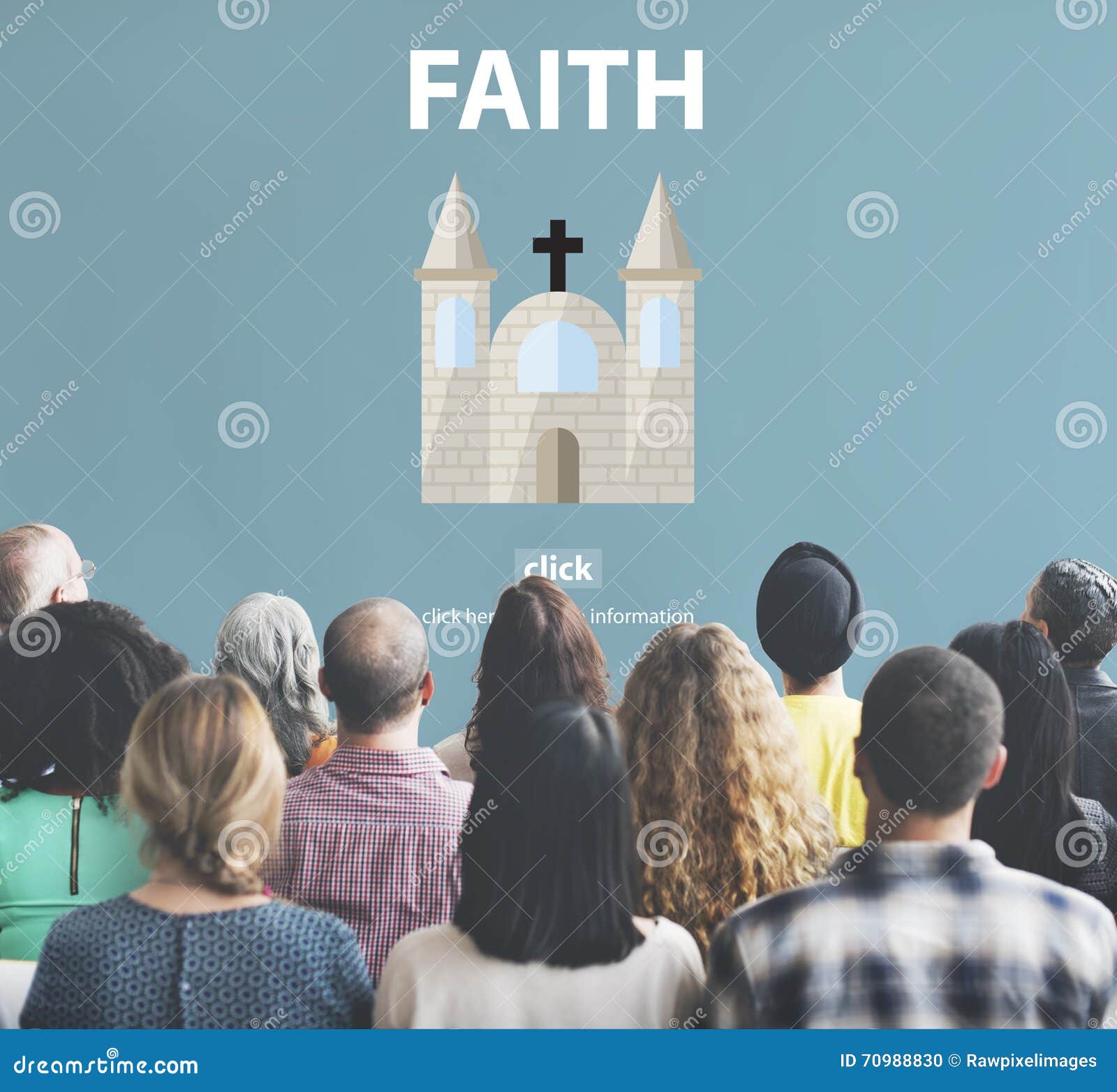 Faith Ideas Imagine Inspiration Mindset Trust Concept Stock Photo ...