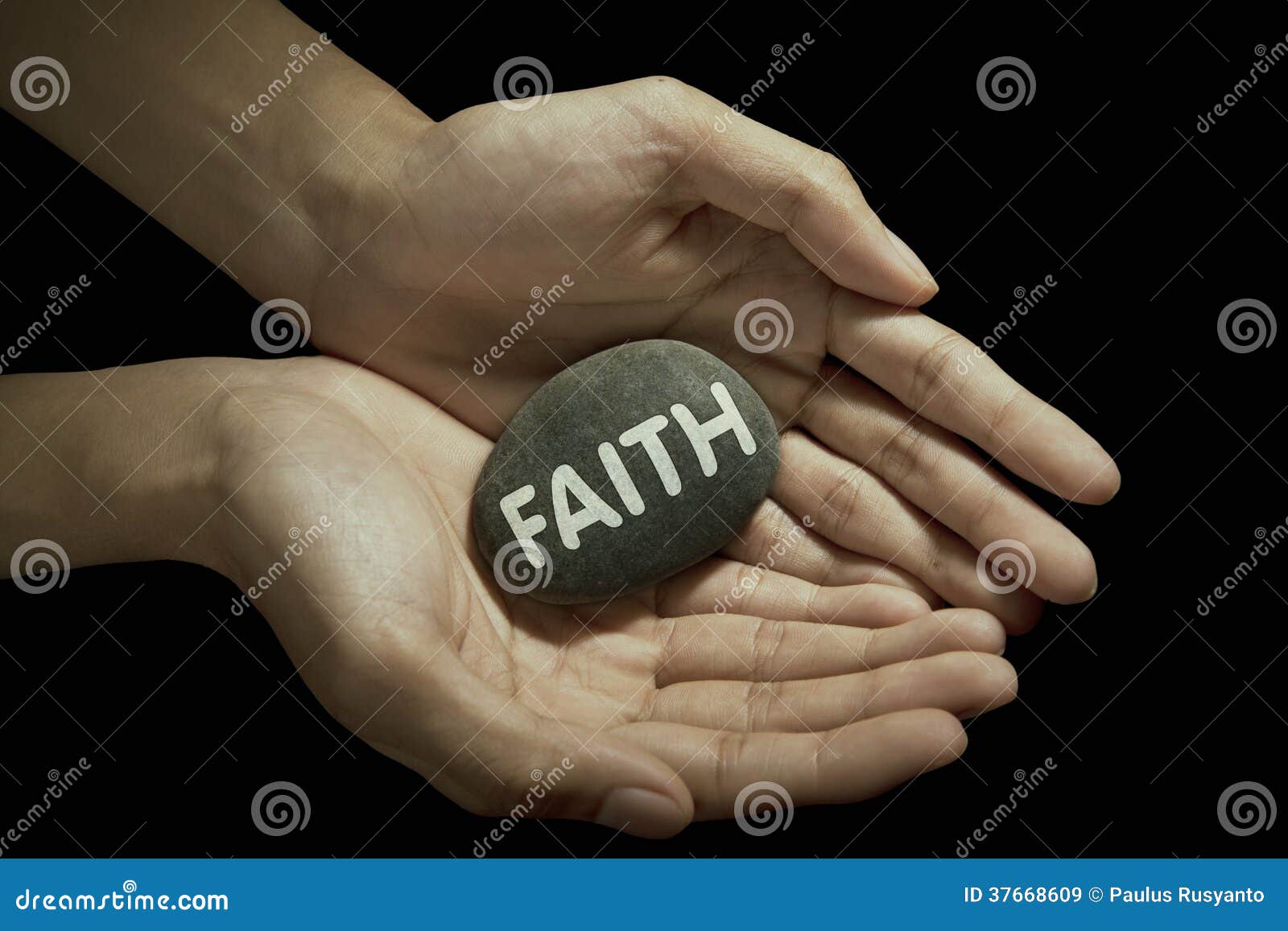 Faith word on stone stock image. Image of forgiveness - 37668609