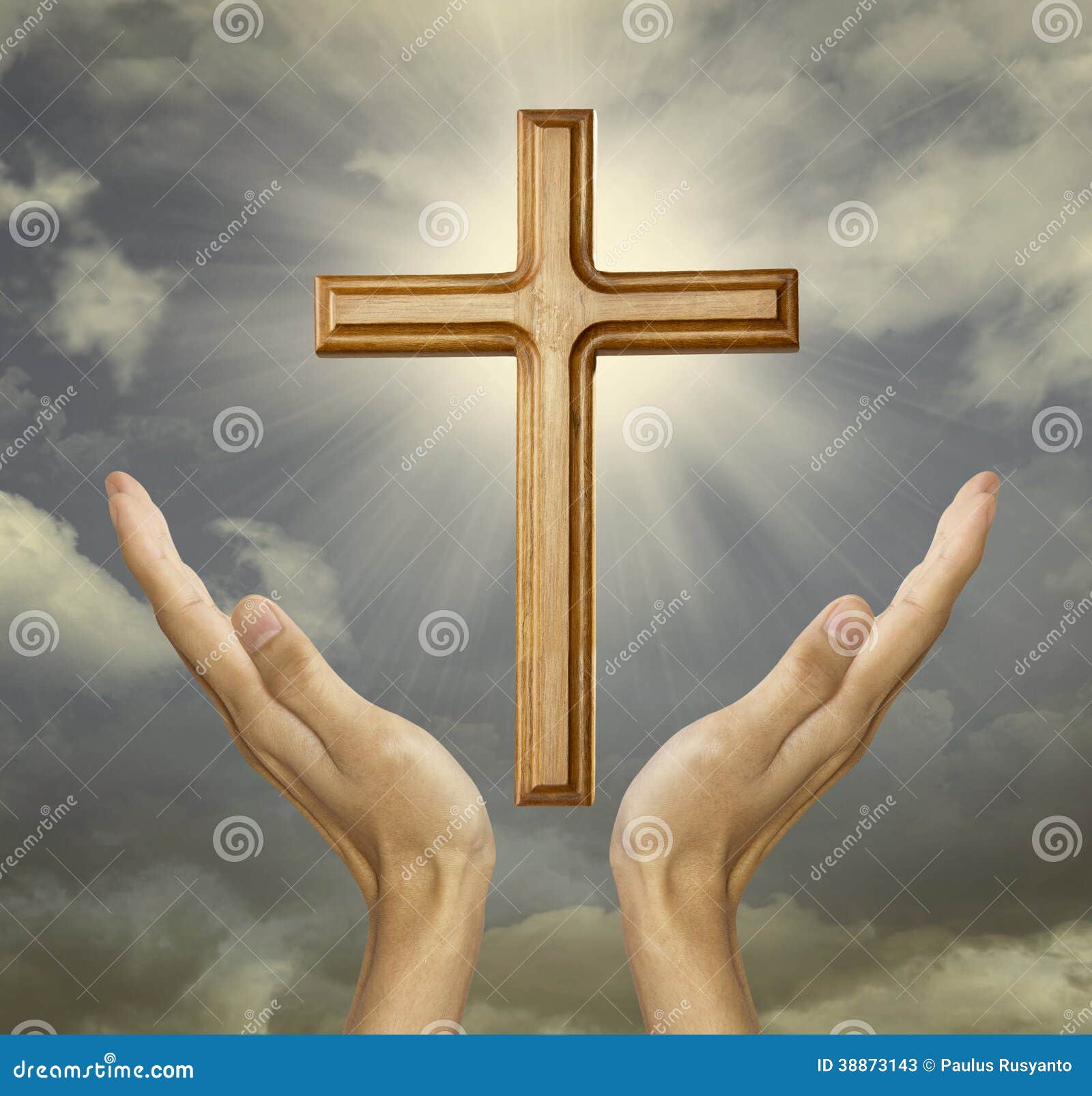 Faithful hand to the god stock image. Image of life, dramatic - 38873143