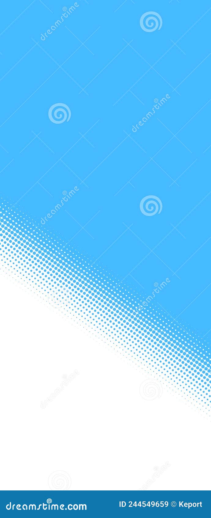 Faixa De Layout De Pontos De Gradiente Azul Claro Ilustração Stock ...