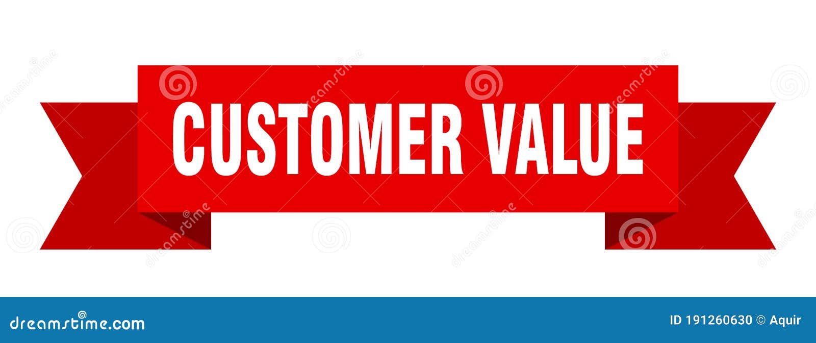 Faixa de valor do cliente. ilustração do vetor. Ilustração de etiqueta ...